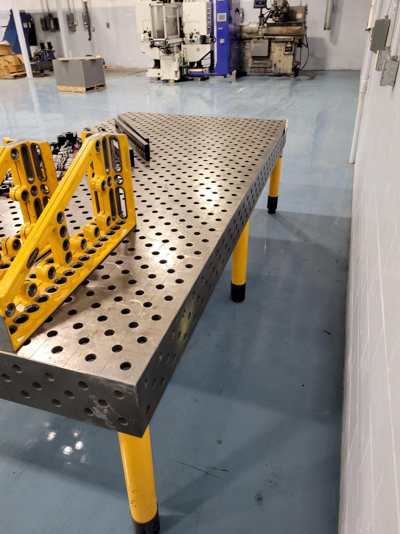 3000mm x 1500mm Demmeler Type 3D 1004 Welding Table with D28 Tooling ...