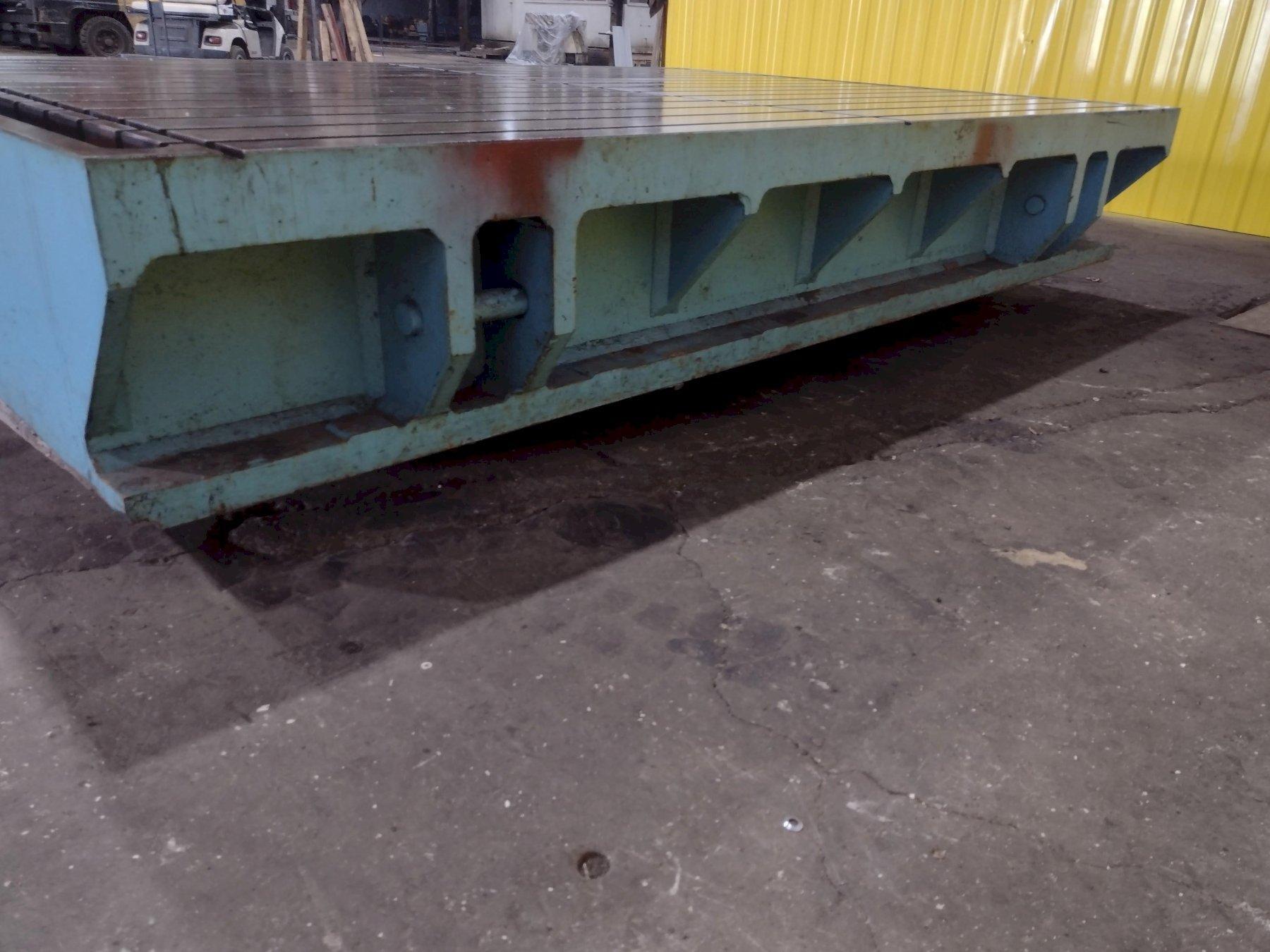 89” x 129” T-Slotted FLOOR PLATE Table: STOCK 17536