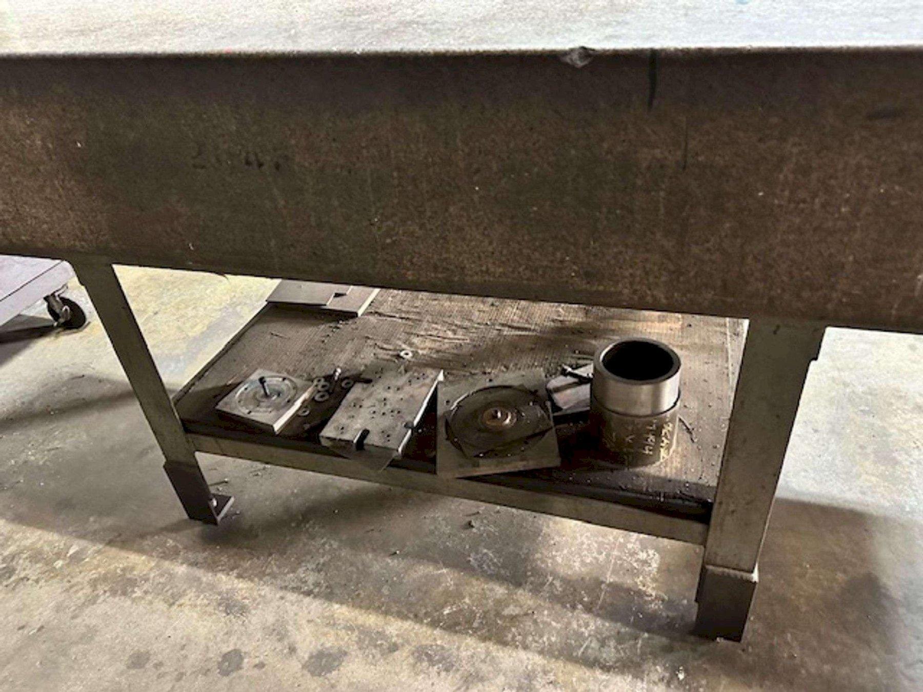 36″ X 72″ X 40″ MITUTOYO GRAPLATE GRANITE TABLE: STOCK #21261