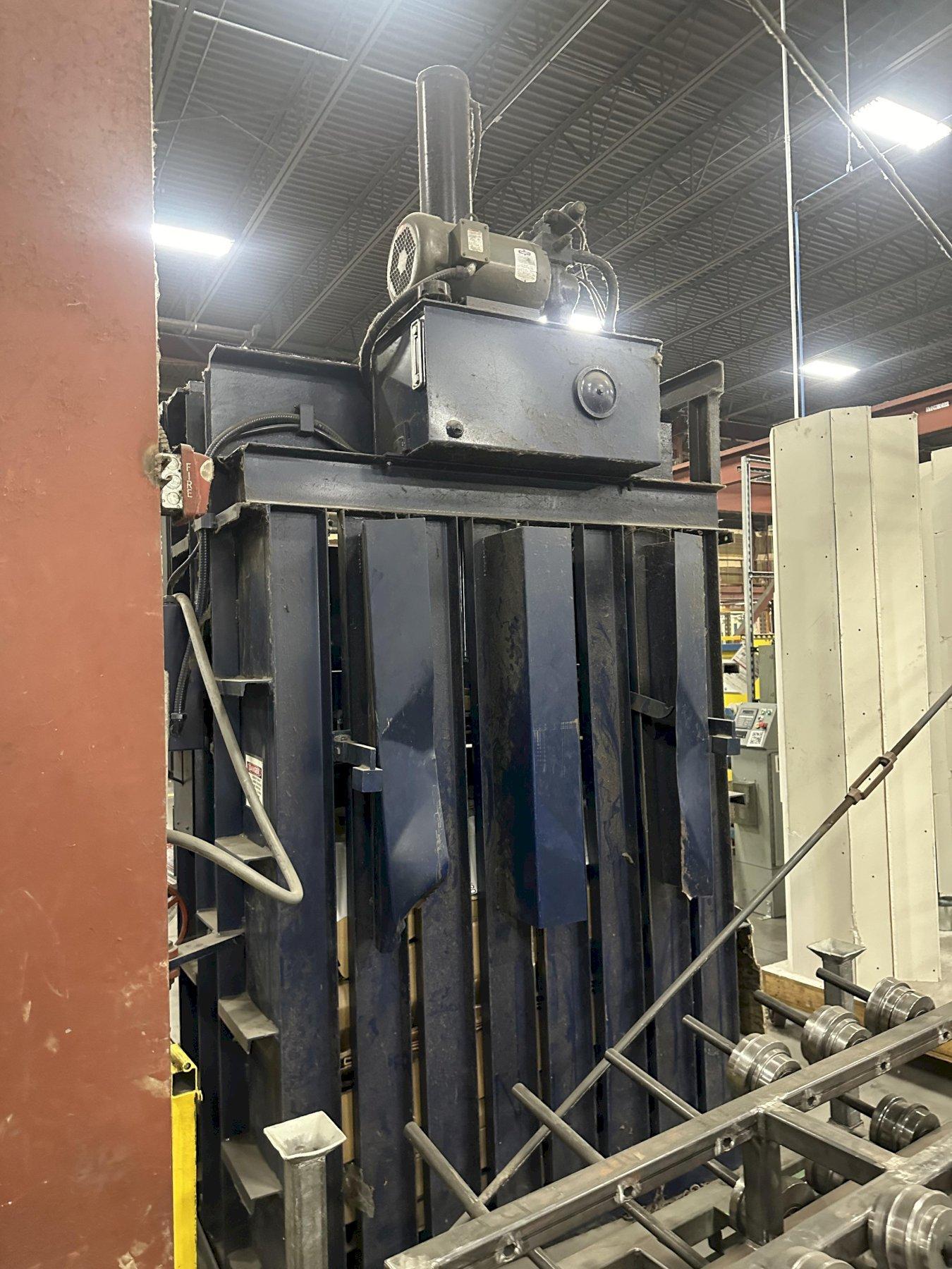 MAX PAK MP60 HD VERTICAL HYDRAULIC BALER: STOCK #22113