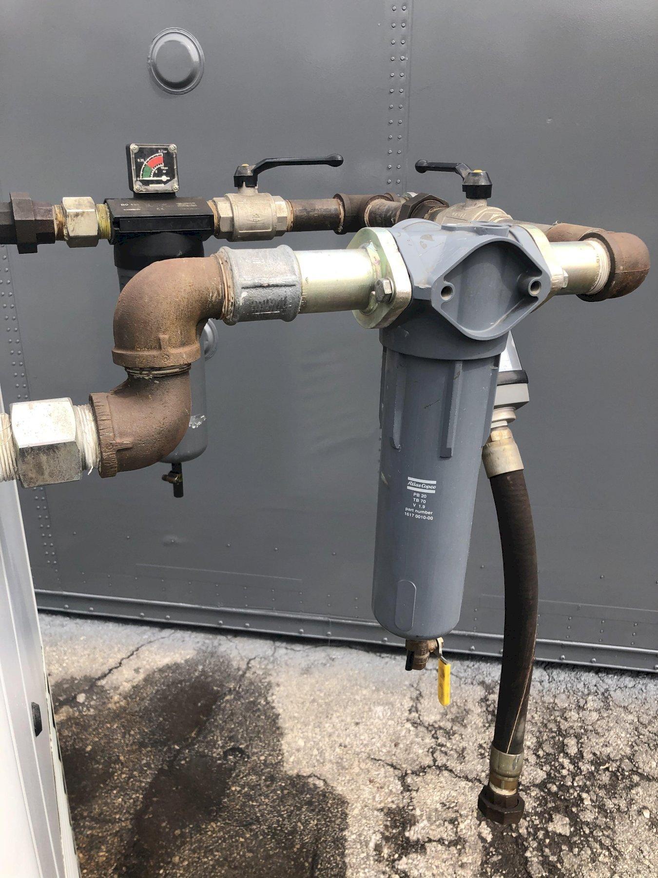 30 HP ATLAS COPCO MODEL #GA30VSDFF ROTARY SCREW AIR COMPRESSOR: STOCK 13684