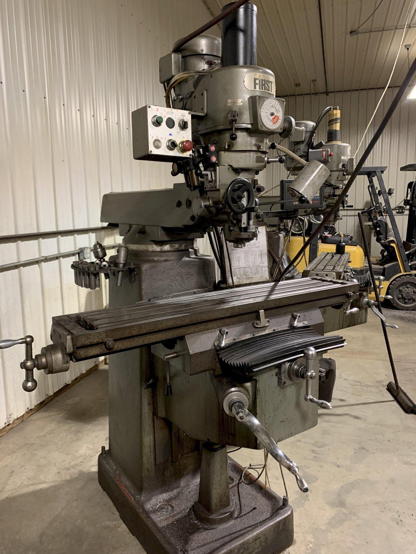 First Variable Speed Vertical Milling Machine w/ Torque Rite Power ...