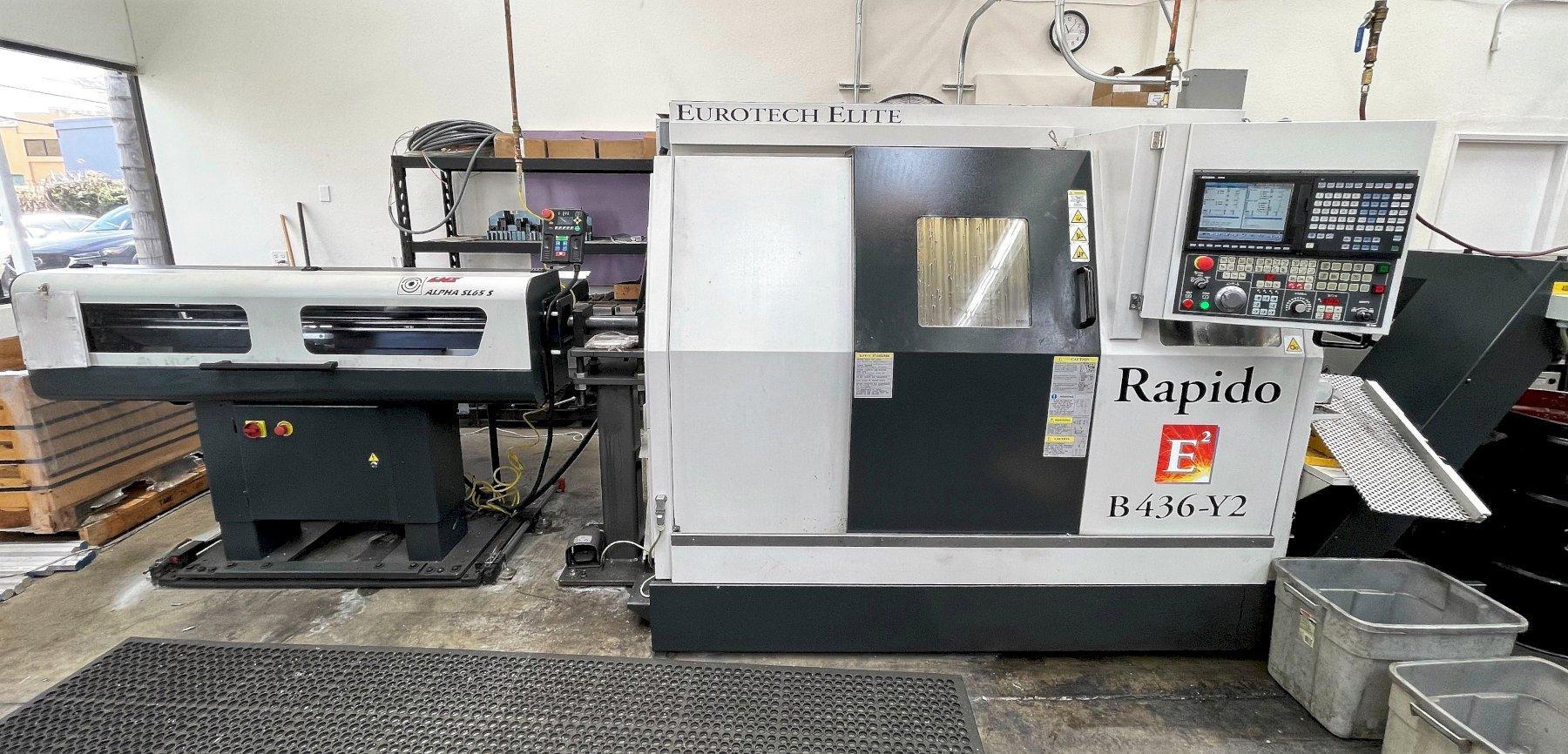 Eurotech Rapido B446SY2 CNC Turning Center 2018 with: Two Spindles and ...