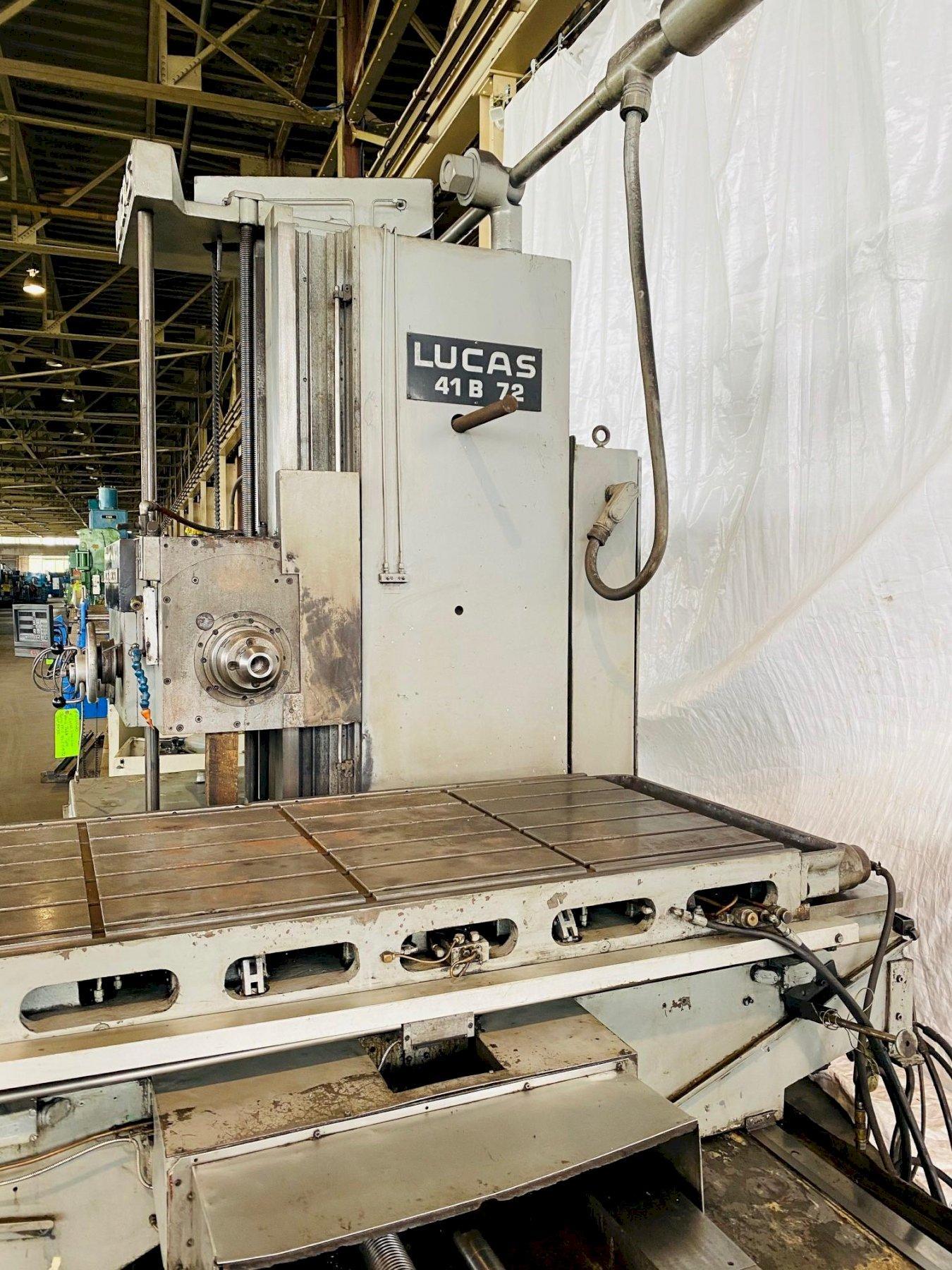 4″ Lucas Precison 441B-72 Horizontal Table Type Boring Mill | G-2000 Inc.
