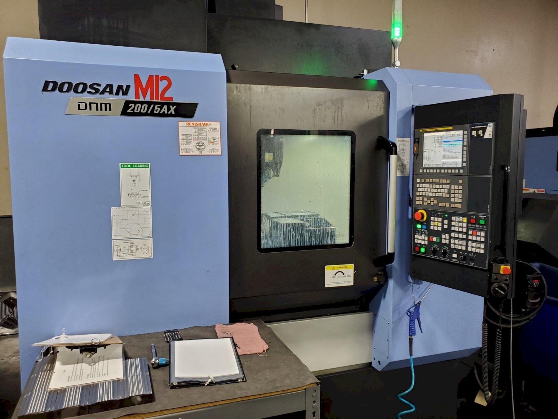 Doosan DNM 200-5AX: 5-Axis VMC 2017 with: Fanuc Oi-MD CNC Control ...