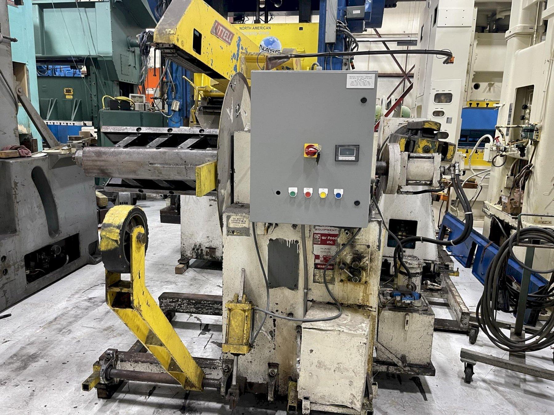 10,000 lbs x 30" Air Feeds Inc. Motorized Coil Reel Model R100 - S&G ...