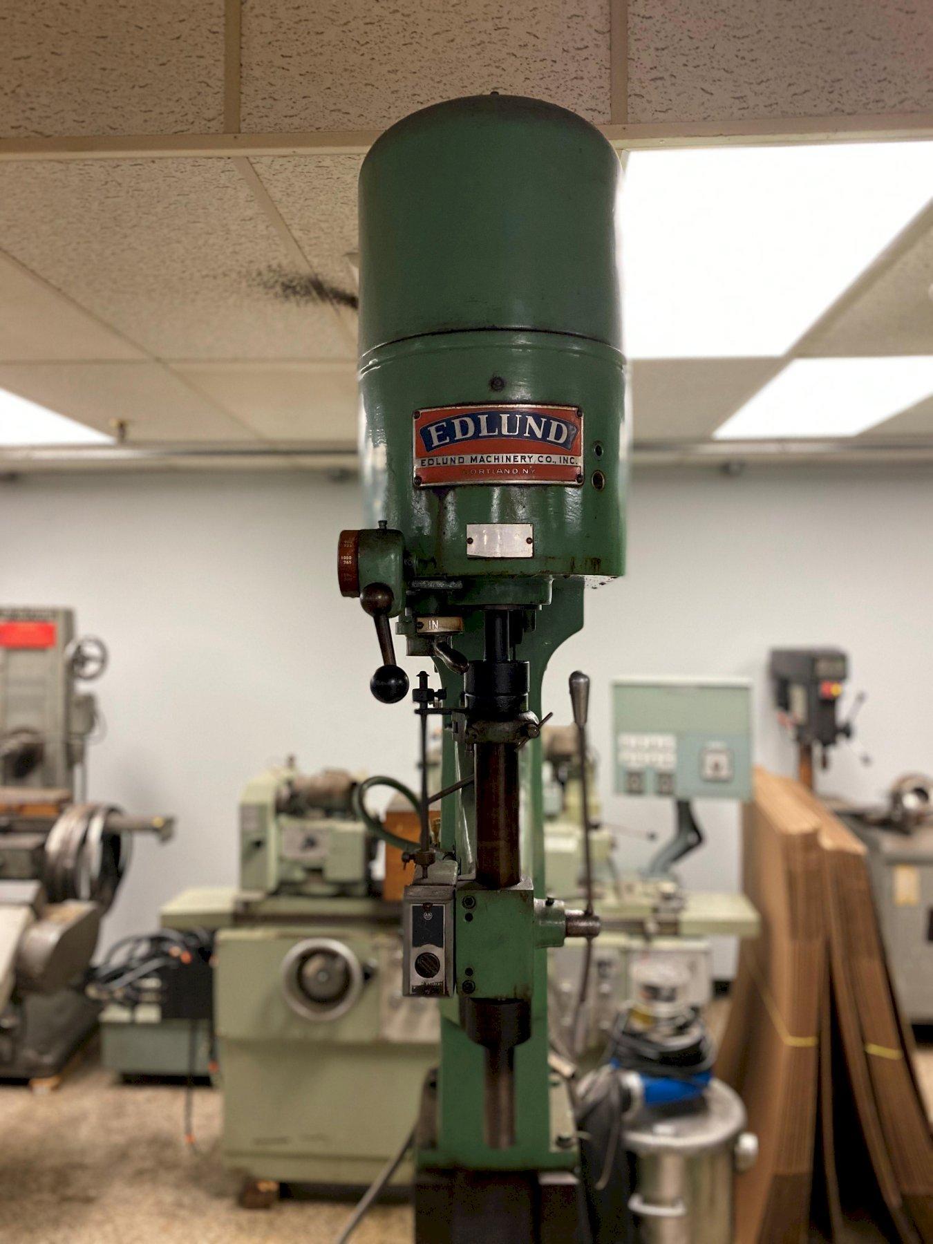 Edlund Model 2F-15 Drill Press, S/N 64329, New 1964, with Motor ...