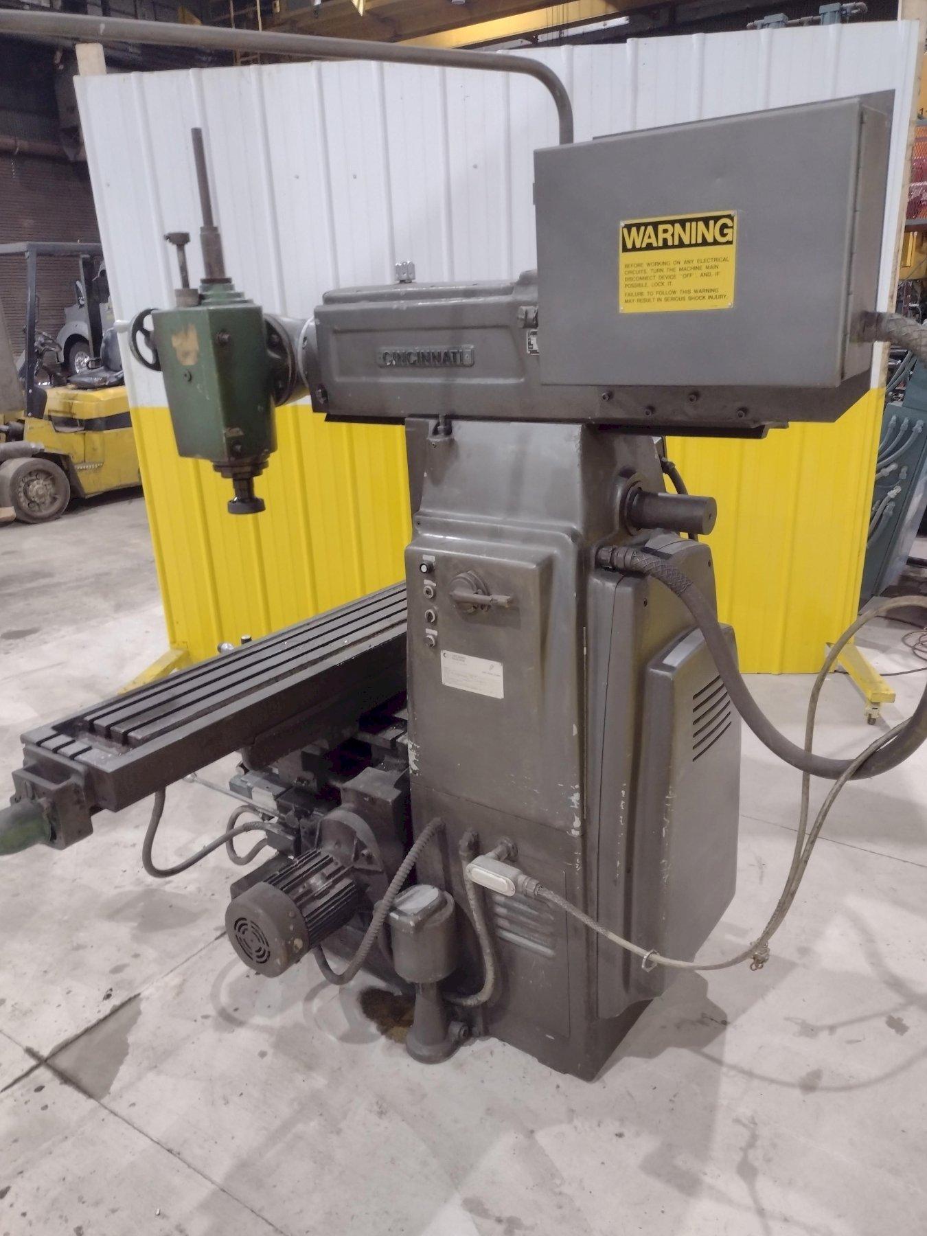 CINCINNATI MILACRON VERTICAL/HORIZONTAL MILLING MACHINE MODEL DH: STOCK ...
