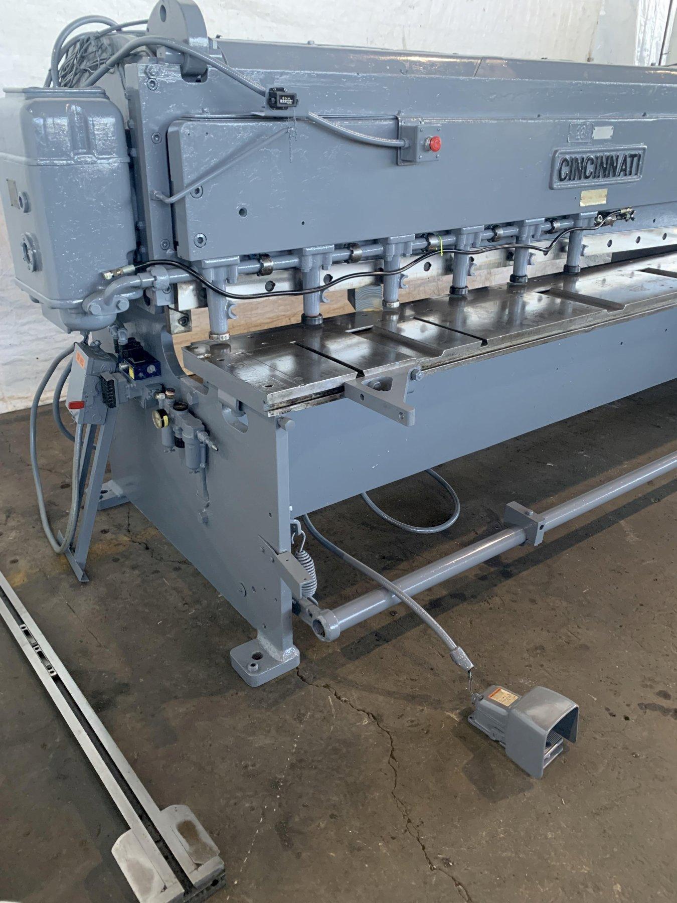 10″ BY 10GA CINCINNATI MODEL 1010 MECHANICAL SHEAR. STOCK # 1164123 ...