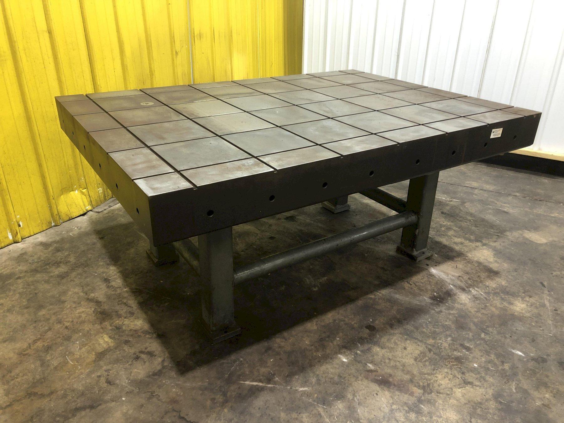 140″ x 50″ x 32″ PORTAGE SYSTEMS 6″ THICK STEEL SURFACE INSPECTION ...