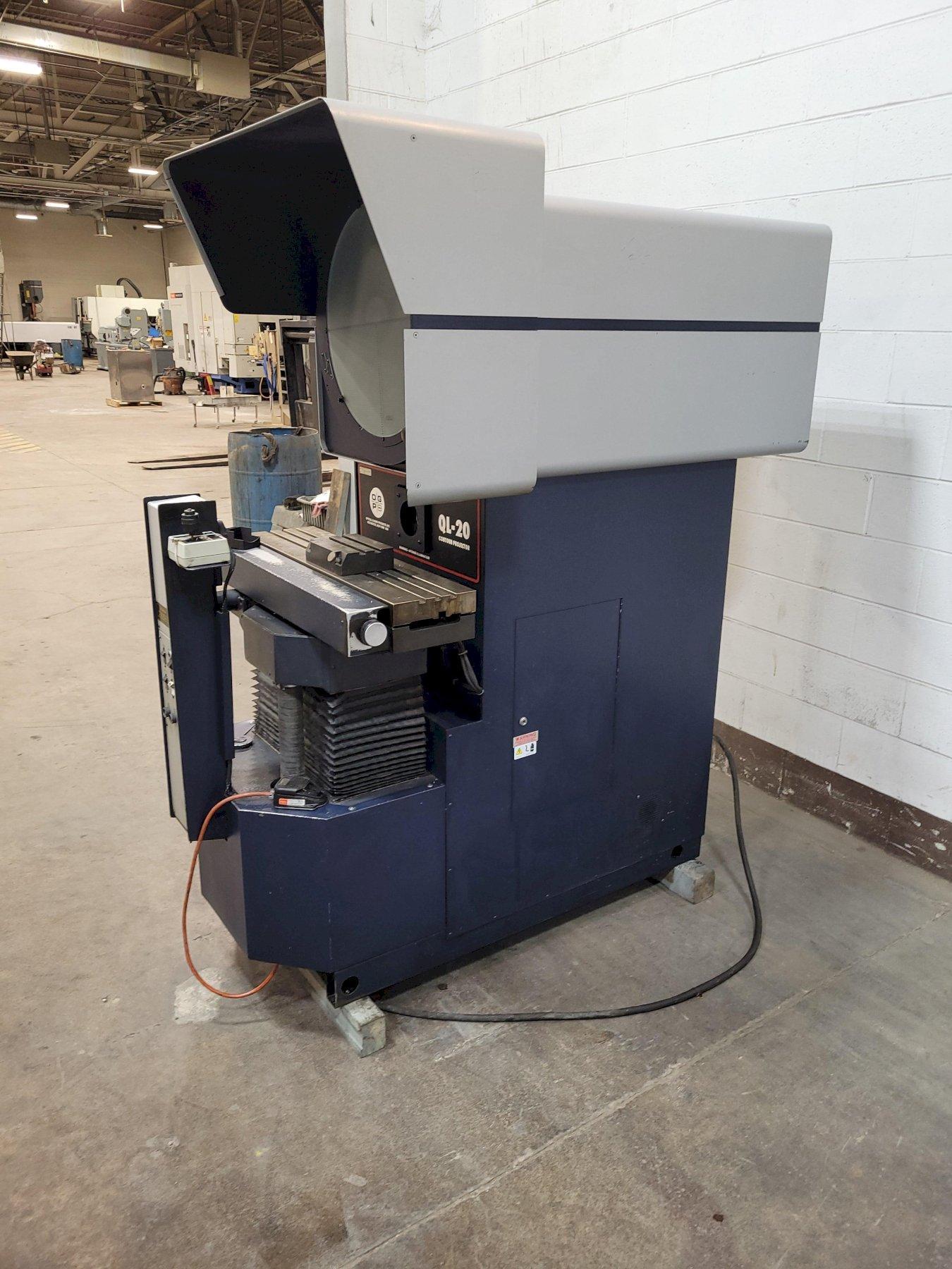20” Optical Gaging Products (OGP) Model QL20 Contour Projection Optical ...