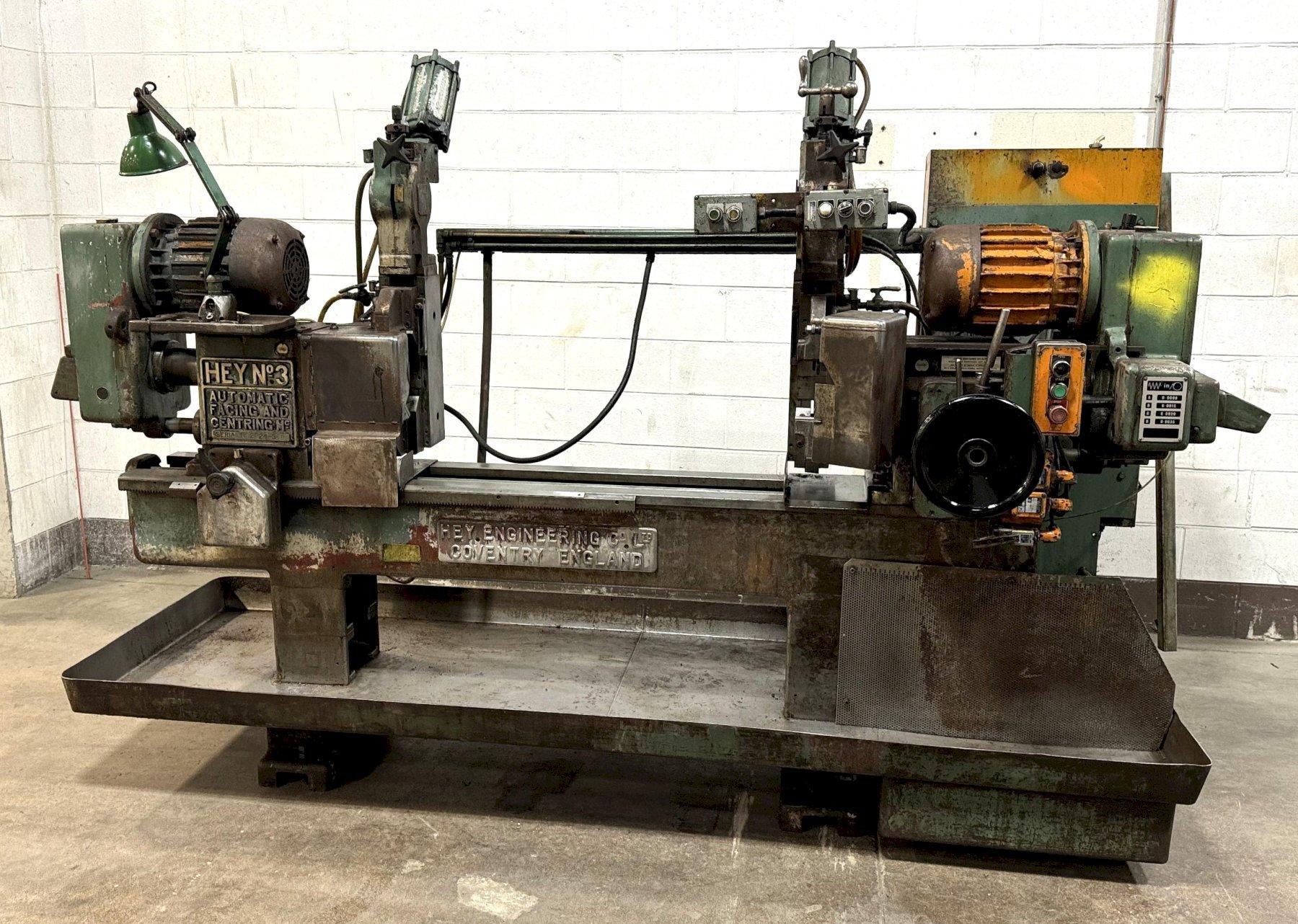 6” x 51” Hey No. 3 Double End Facing and Centering Machine | Adams ...