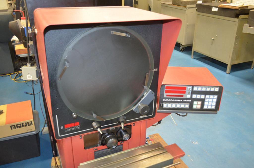 16″ STARRETT Model HB400 Bench Top Optical Comparator, S/N 4124. | AMC