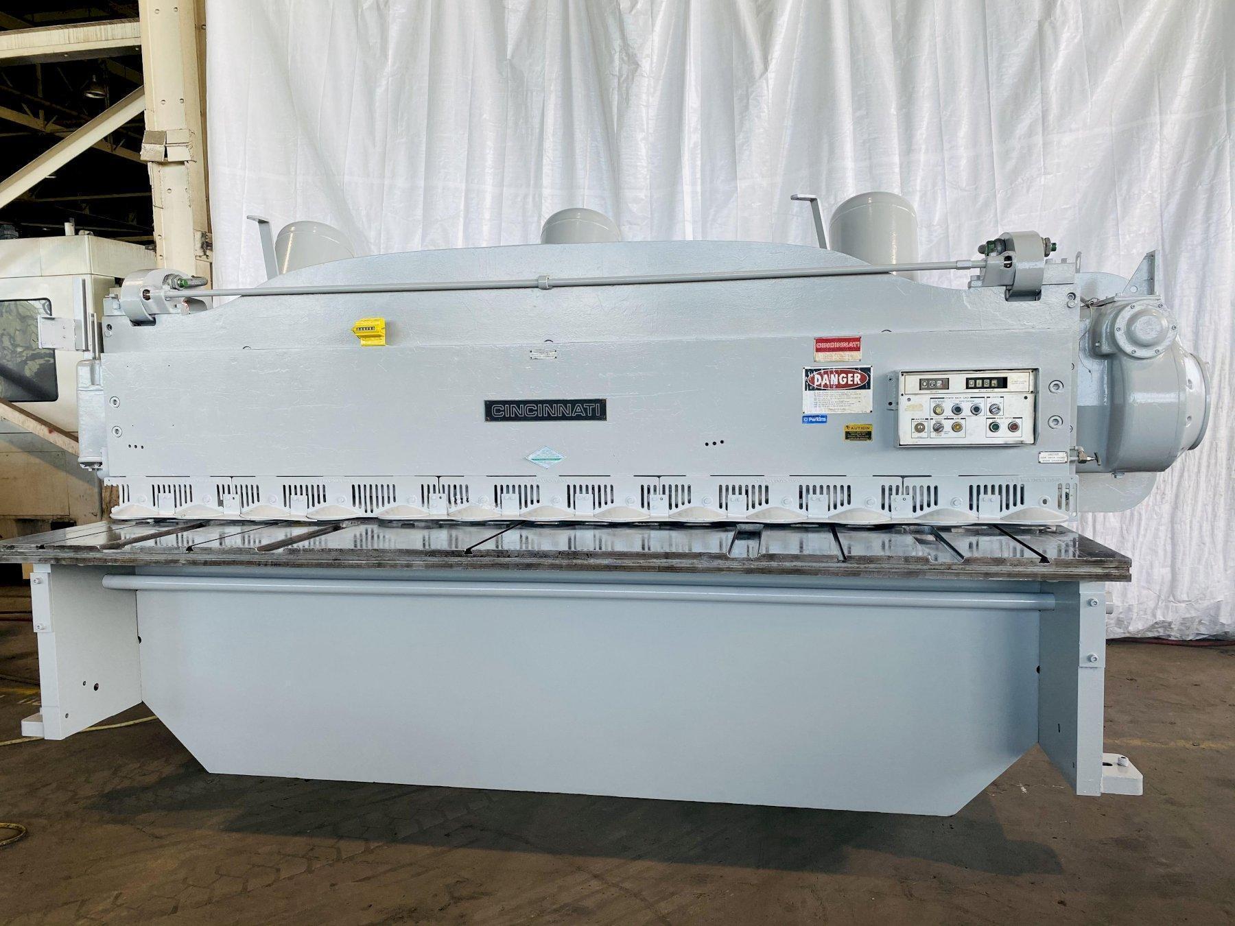 12′ X 3/8″ CINCINNATI MODEL 2512 MECHANICAL SHEAR | Blumberg Machinery Co.