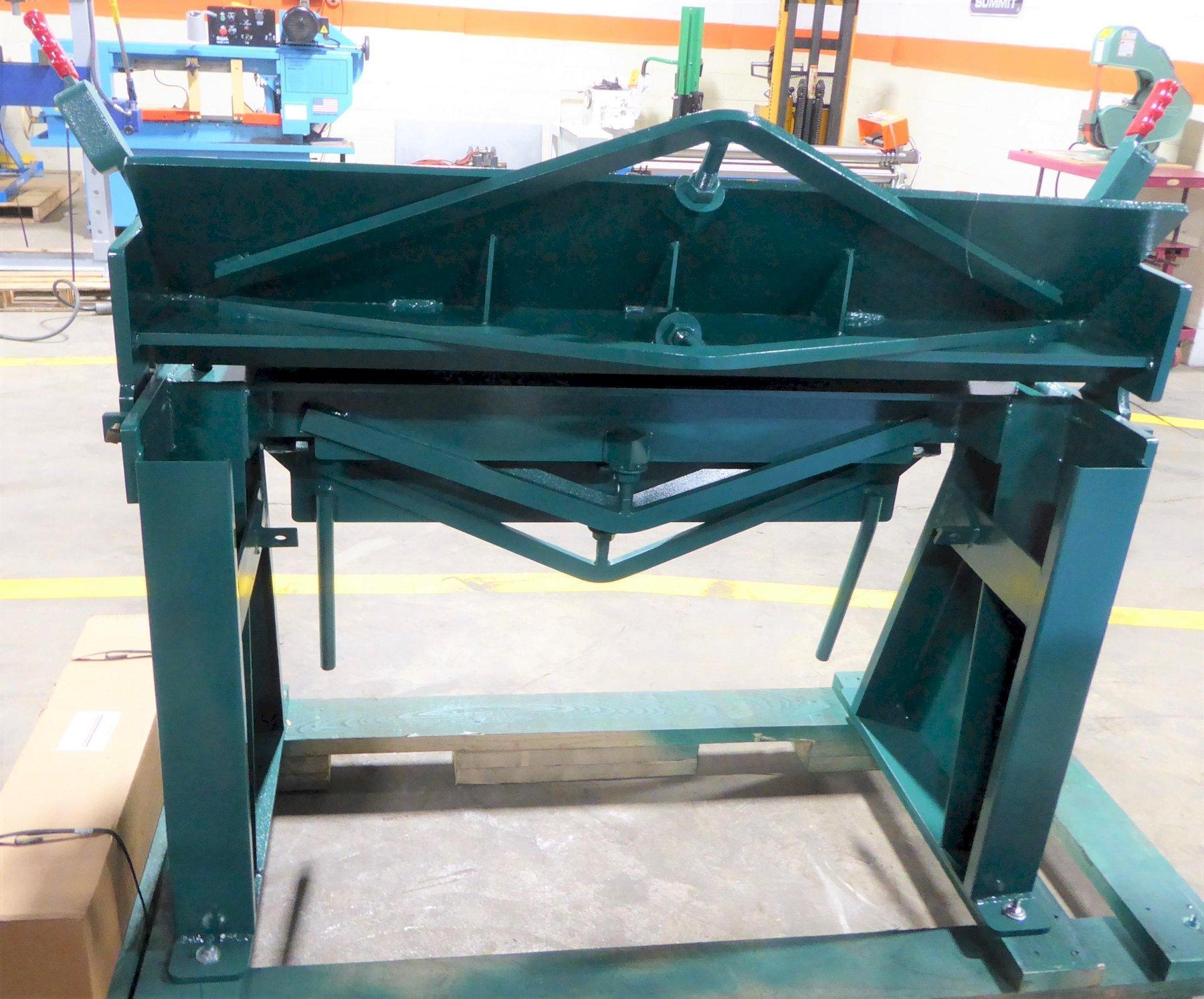 48″ x 12 Ga. National Box & Pan Brake U6-4812, Floor Model, 6″ Max ...