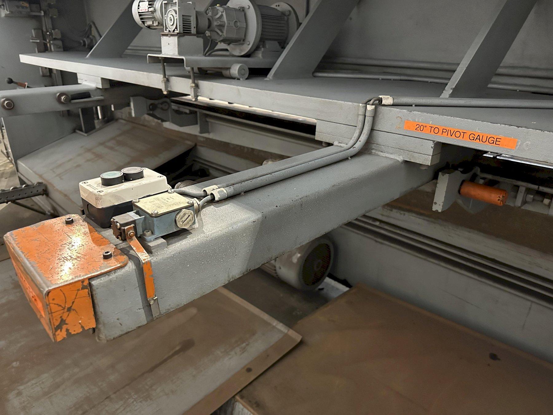 12′ X 1/4″ ATALNTIC MODEL HD50-12 HYDRAULIC SQUARING SHEAR. STOCK ...