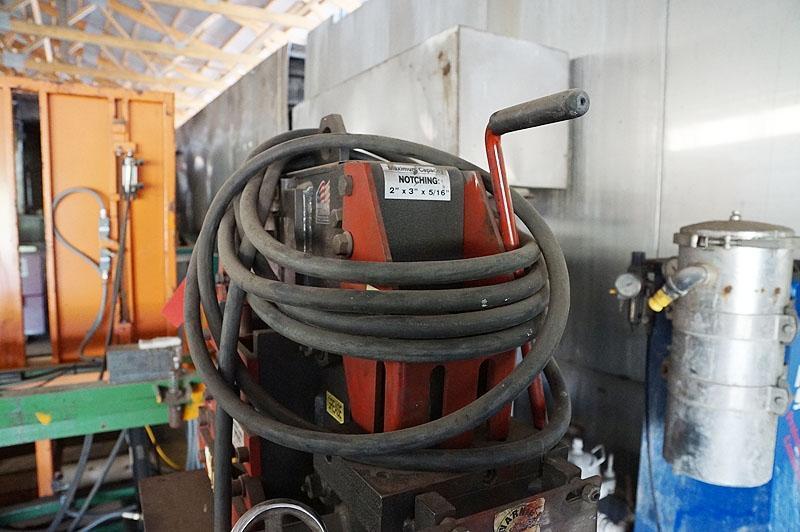 50 TON EDWARDS MODEL “JAWS IV” HYDRAULIC IRONWORKER: STOCK #13421