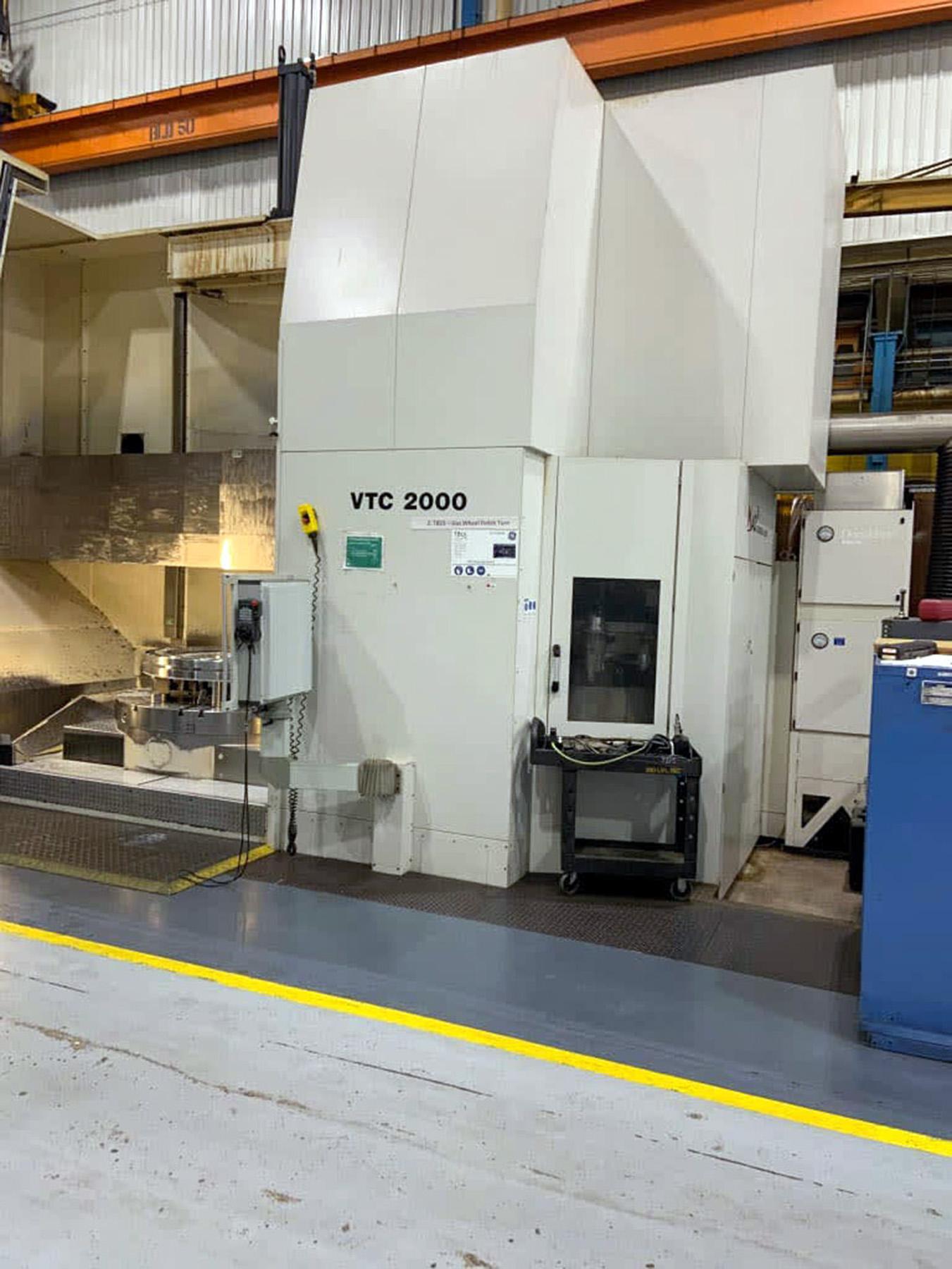USED, MAG GIDDINGS & LEWIS VTC 2000 ADJUSTABLE RAIL CNC VERTICAL ...