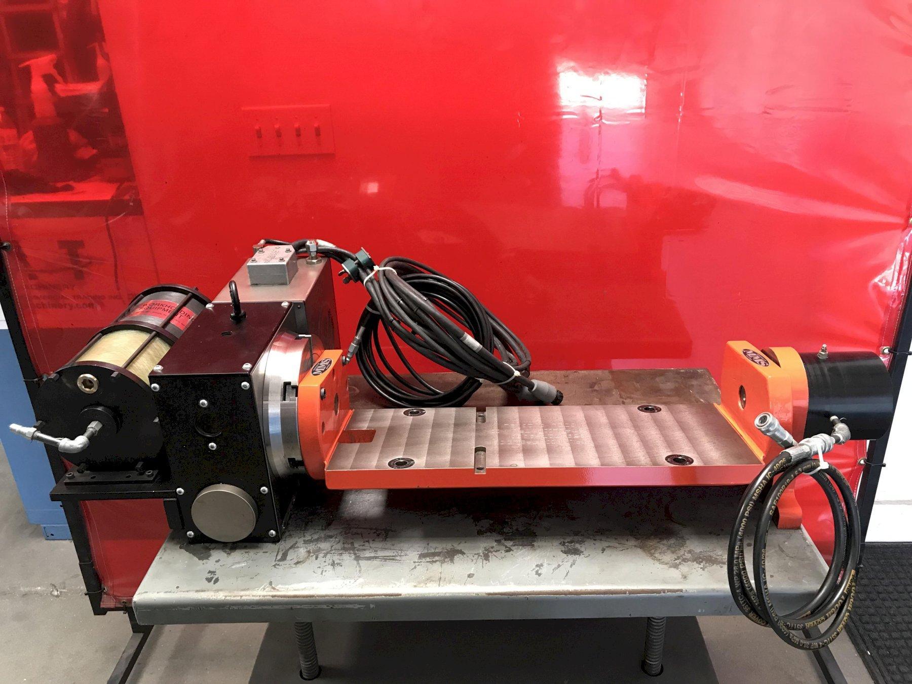 Haas HRT 210 Rotary Table Indexer with: Martin Stallion Trunnion Table ...