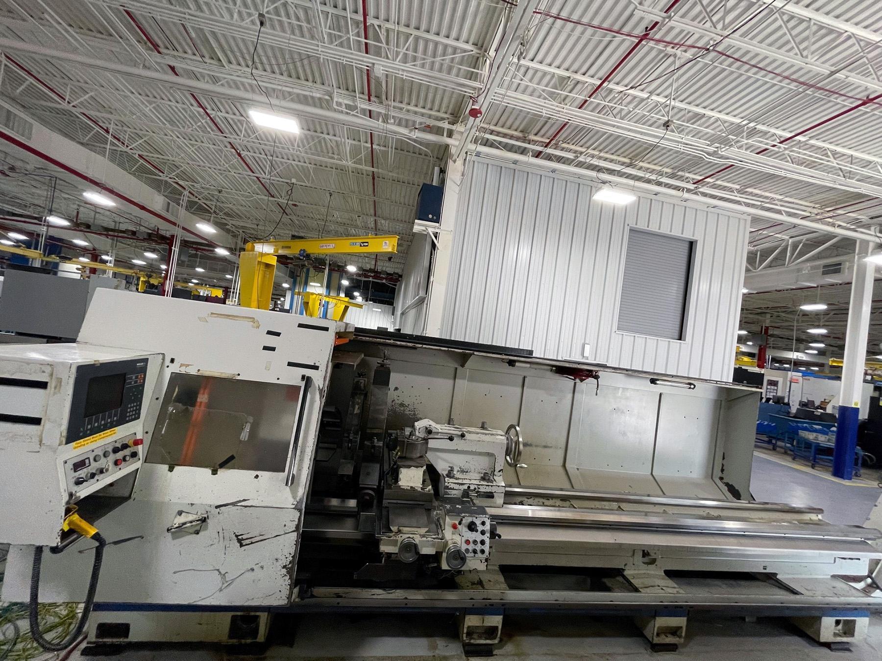 USED, WEILER MODEL E90 CNC HOLLOW SPINDLE LATHE | Harris Machine Tools