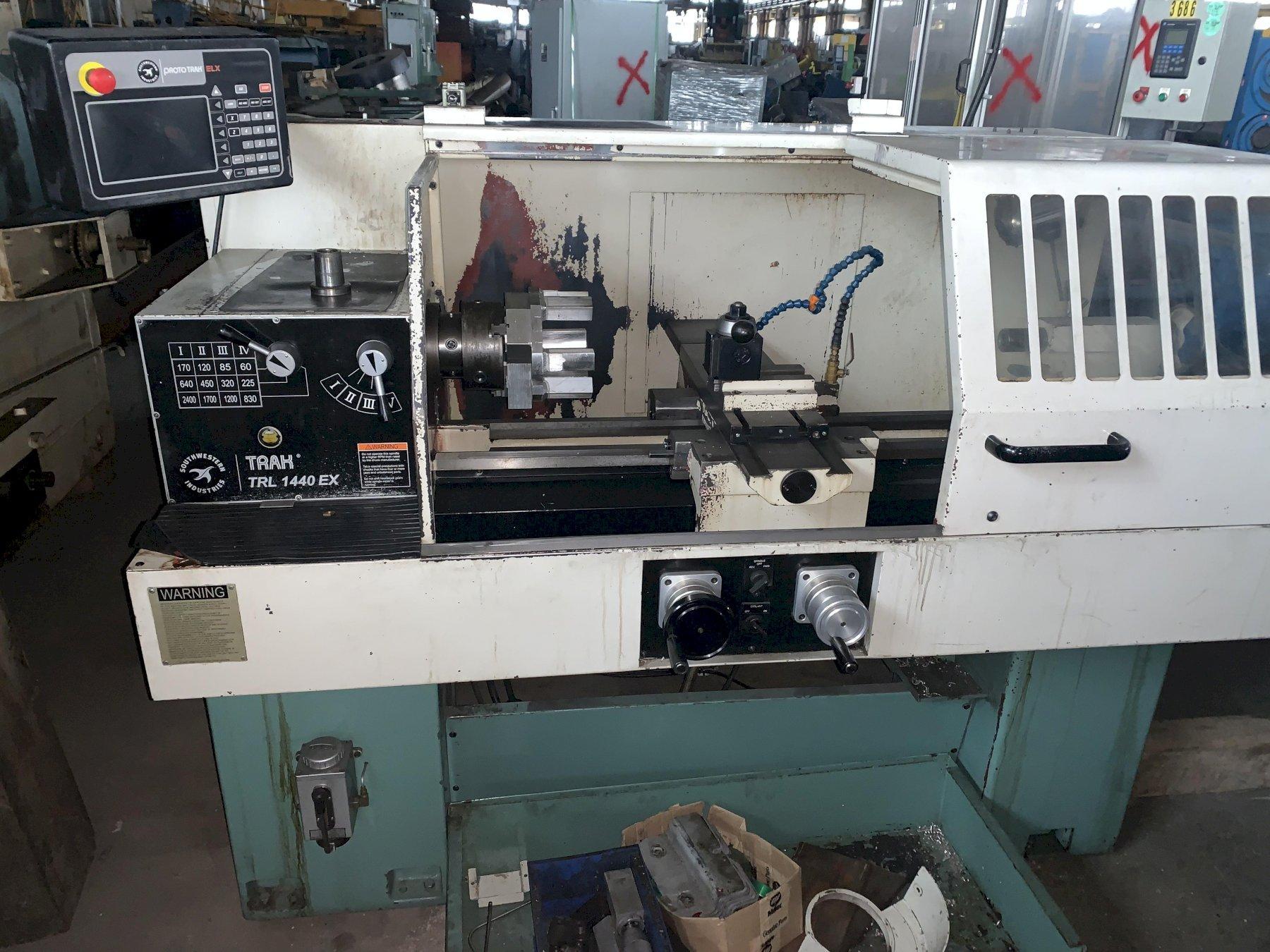 14″ X 40″ SOUTHWESTERN INDUSTRIES MODEL TRAK TRL-1440EX CNC LATHE ...