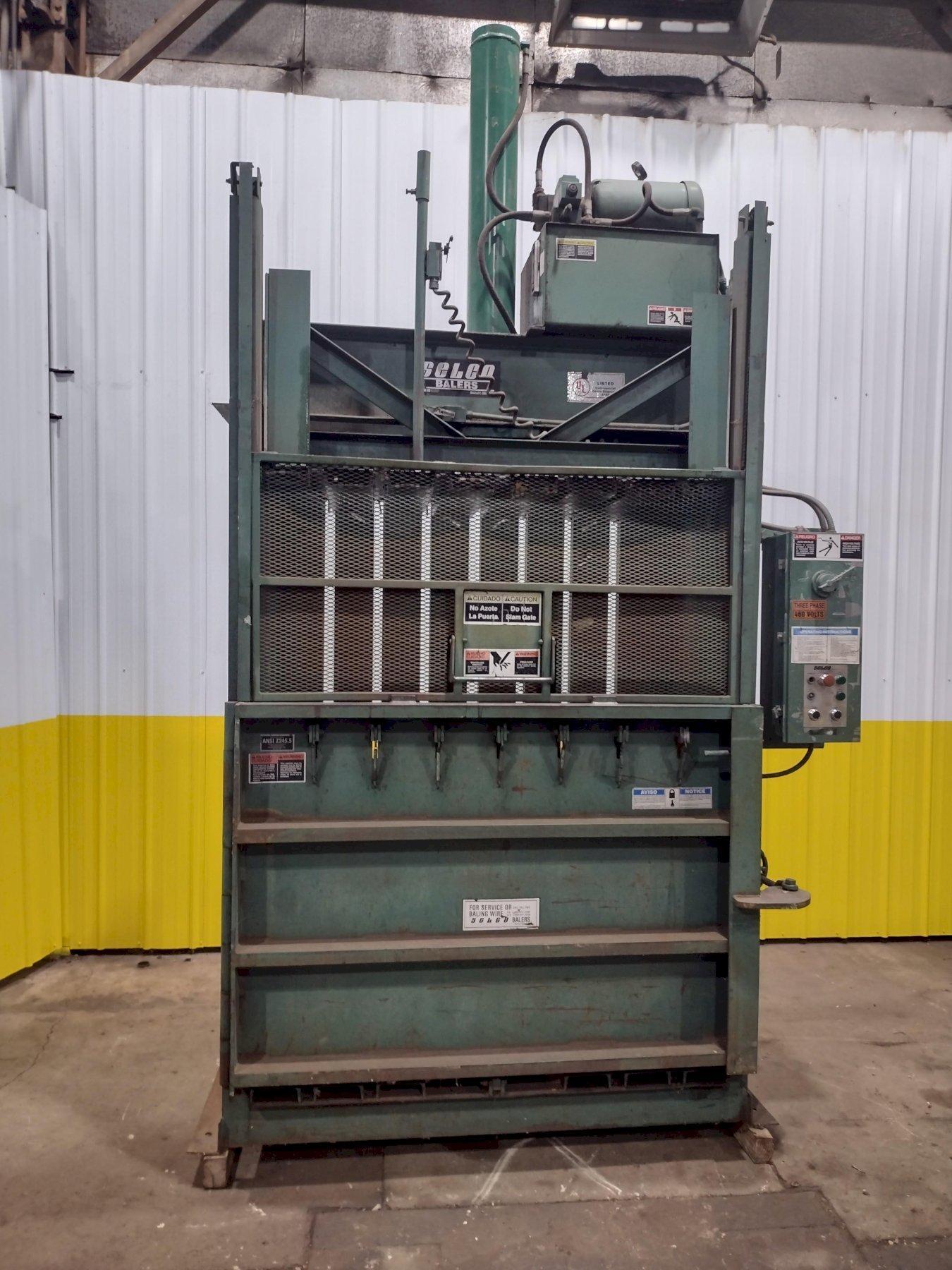 SELCO V5HD TOP MOUNTED HYDRAULICS BALER: STOCK #19379