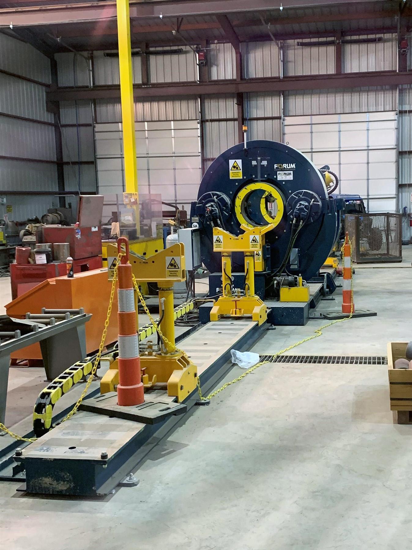 USED, FORUM ENERGY TECHNOLOGIES FULLY ROTATIONAL TORQUE BUCKING MACHINE ...