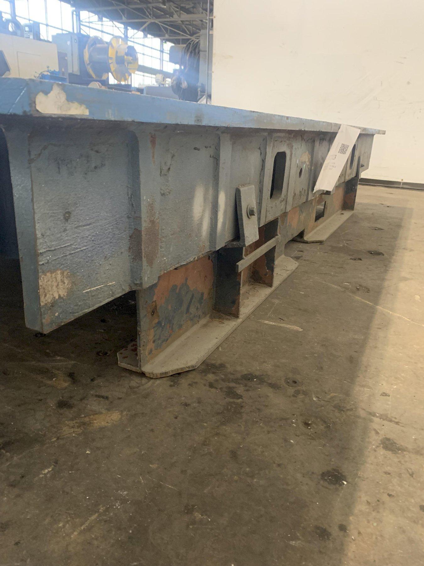 144″ X 79″ X 24″ HEAVY DUTY STEEL LAYOUT TABLE W/ THICK STEEL TOP ...