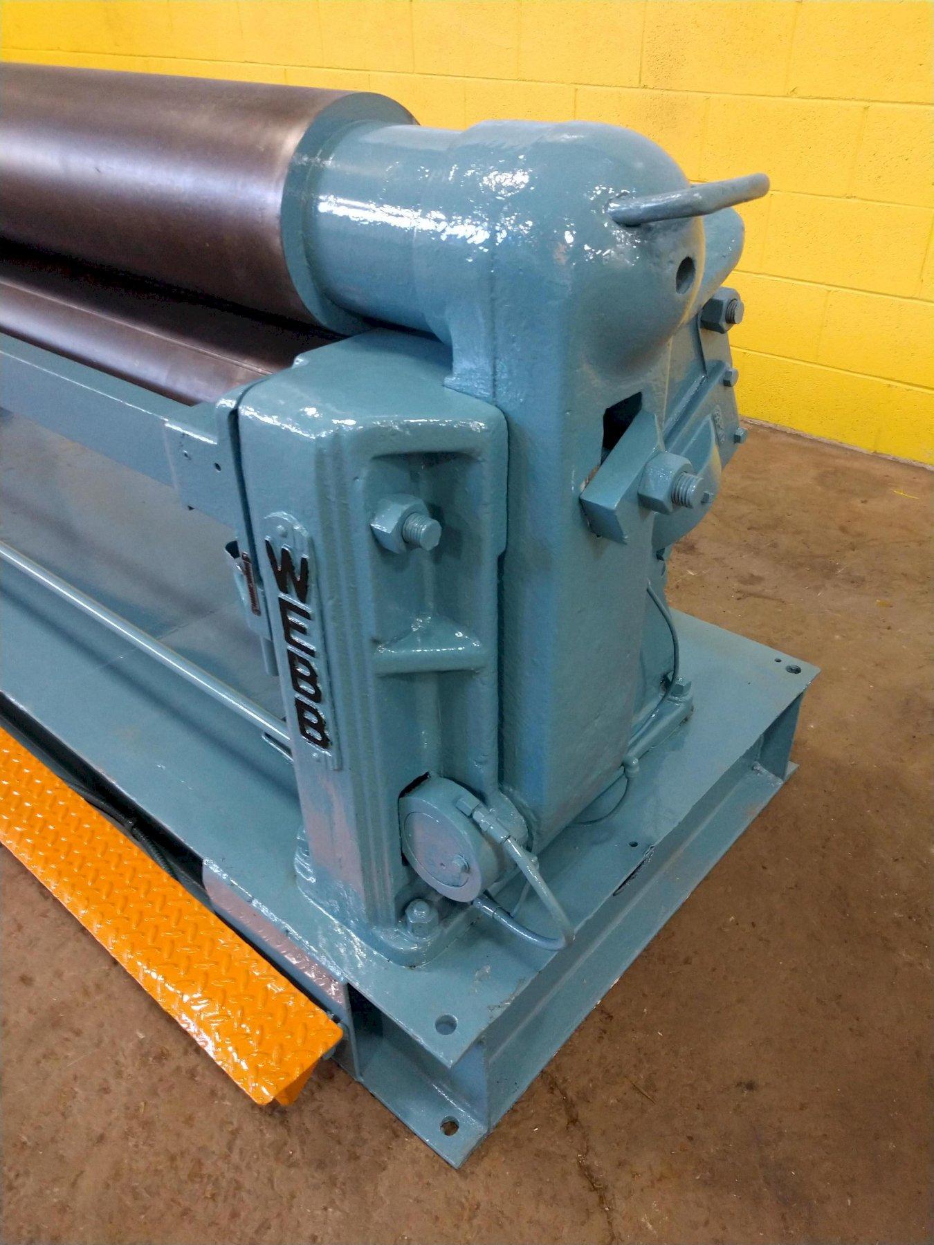 8′ X 5/16″ WEBB MODEL R3L INITIAL PINCH PLATE BENDING ROLL: STOCK #10796