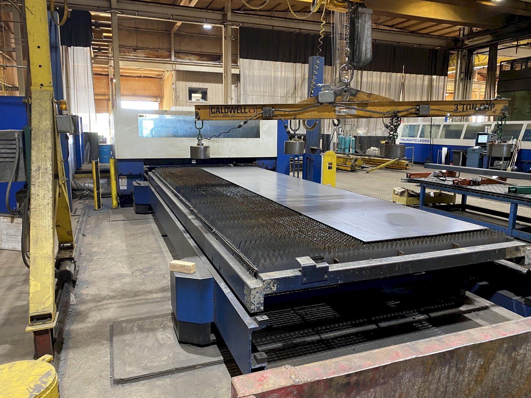 5,000 WATT TRUMPF TRUMATIC 6050 CNC LASER WITH NEW TRUFLOW 5000 ...