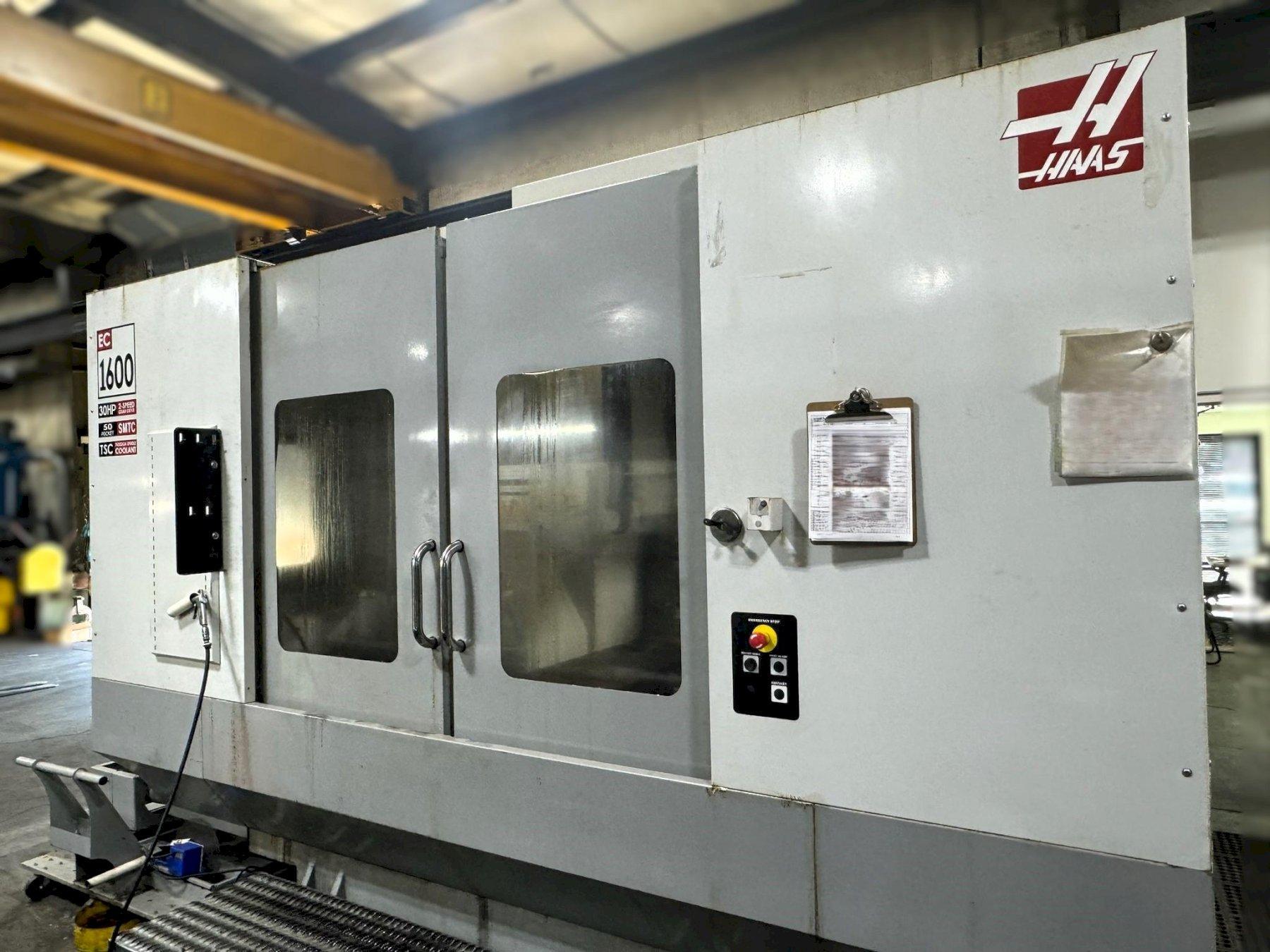 Haas EC-1600-4X Horizontal Machining Center 2008 4th Axis, 30 HP 2 ...