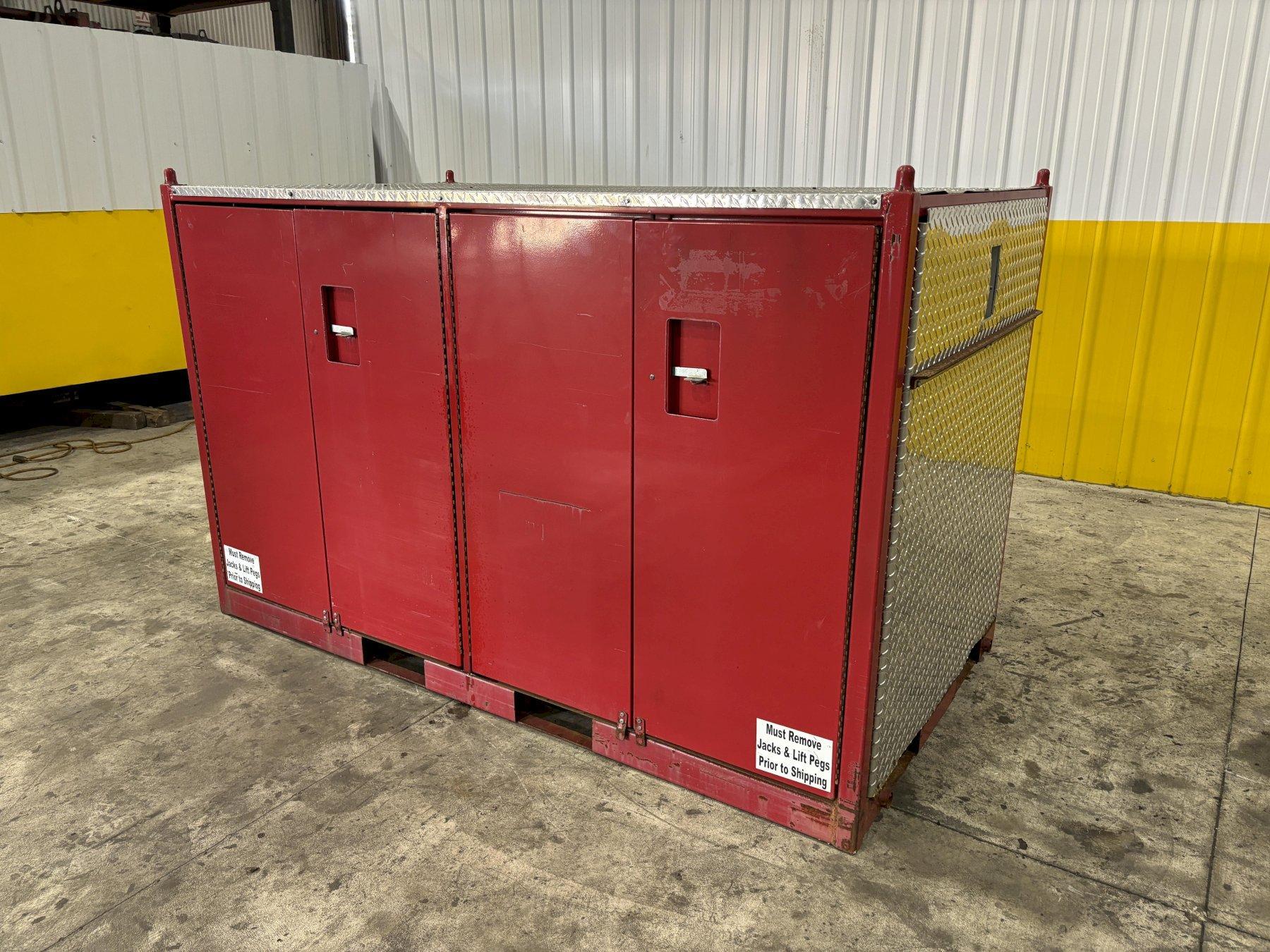 4′ X 4′ X 7′ GONDOLA TRAIN STORAGE BOX: STOCK #22007