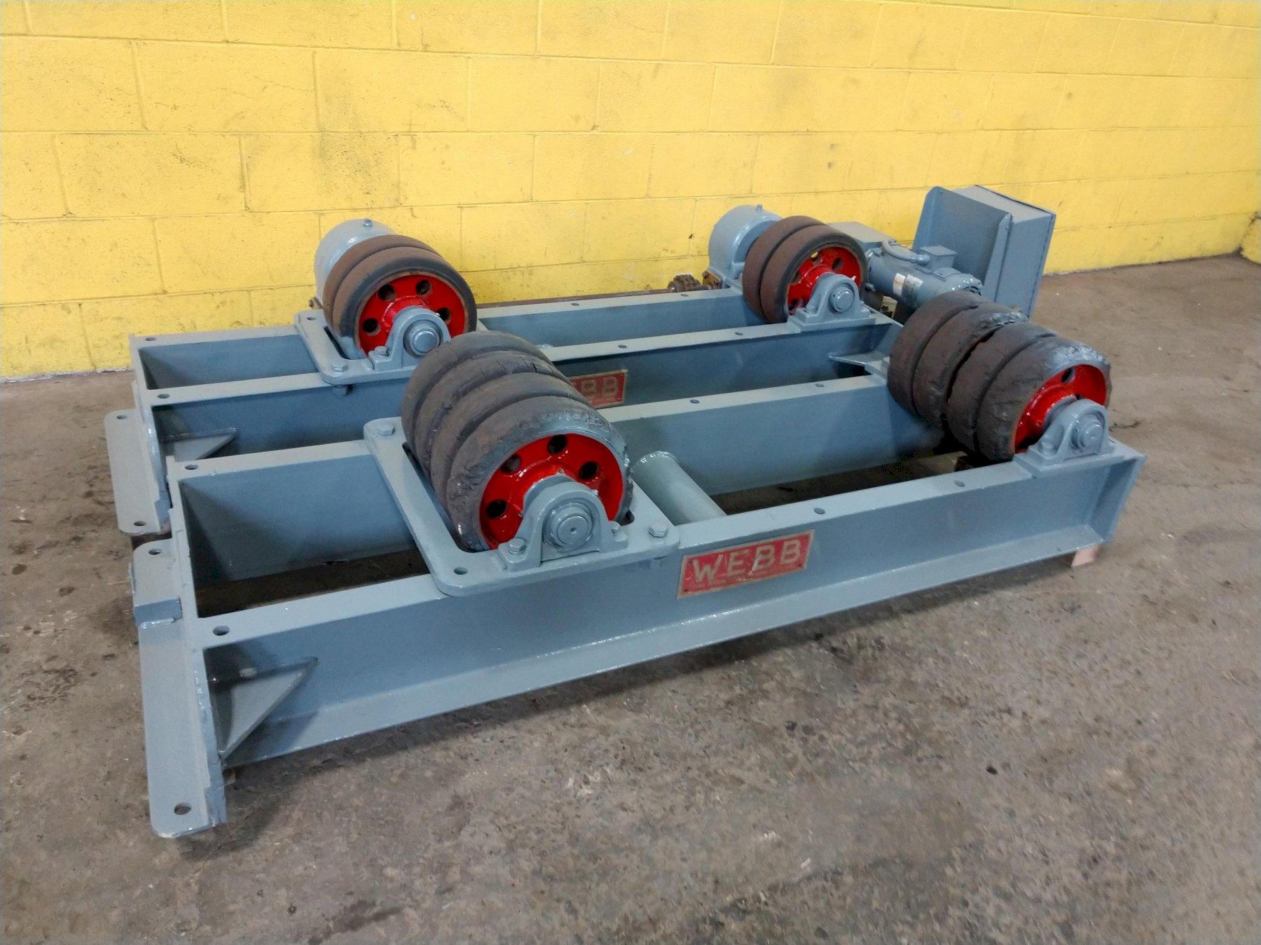 8,000 LBS LBS WEBB POWERED TANK TURNING ROLLS: STOCK #13561