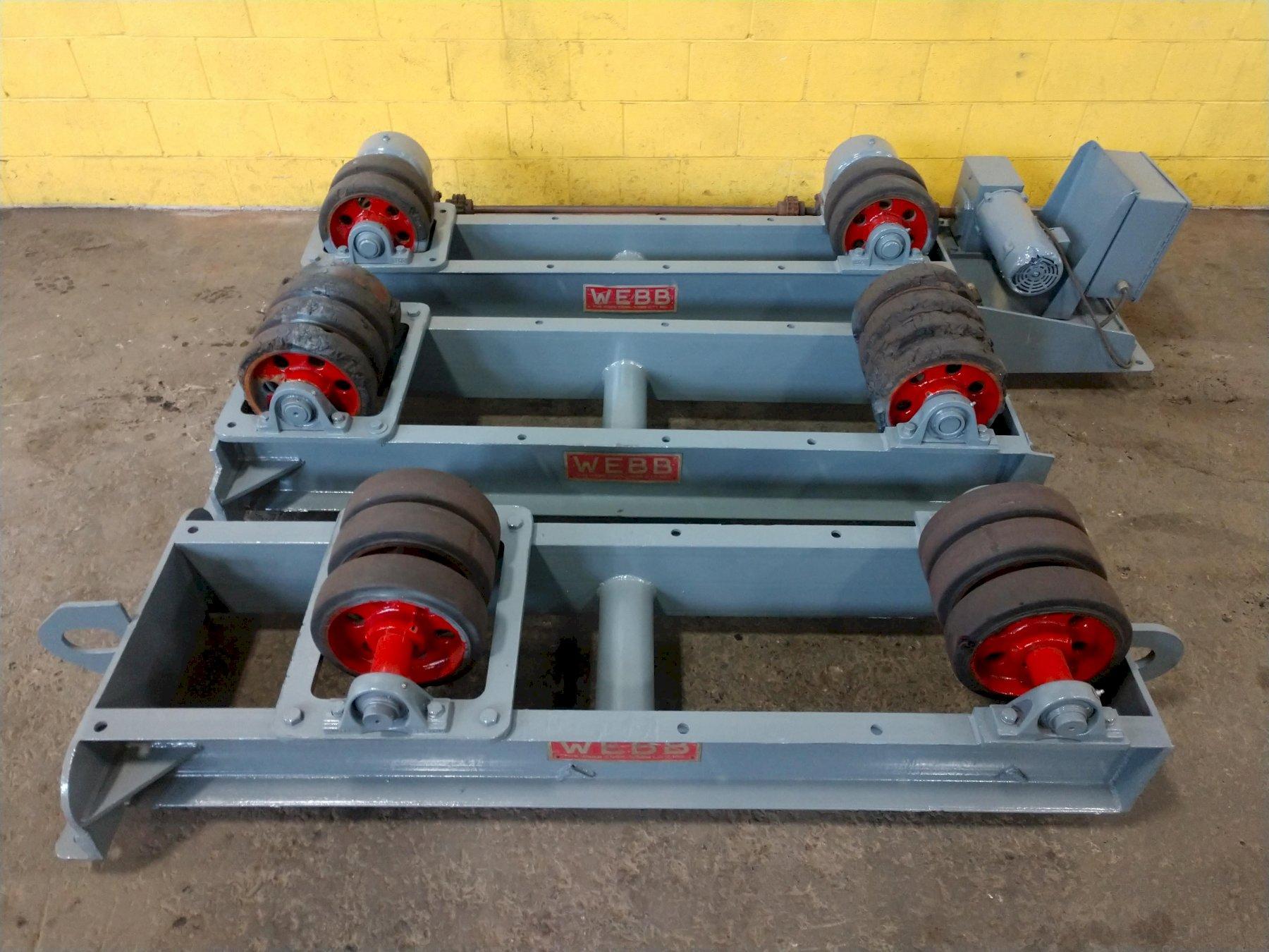 8,000 LBS LBS WEBB POWERED TANK TURNING ROLLS: STOCK #13559