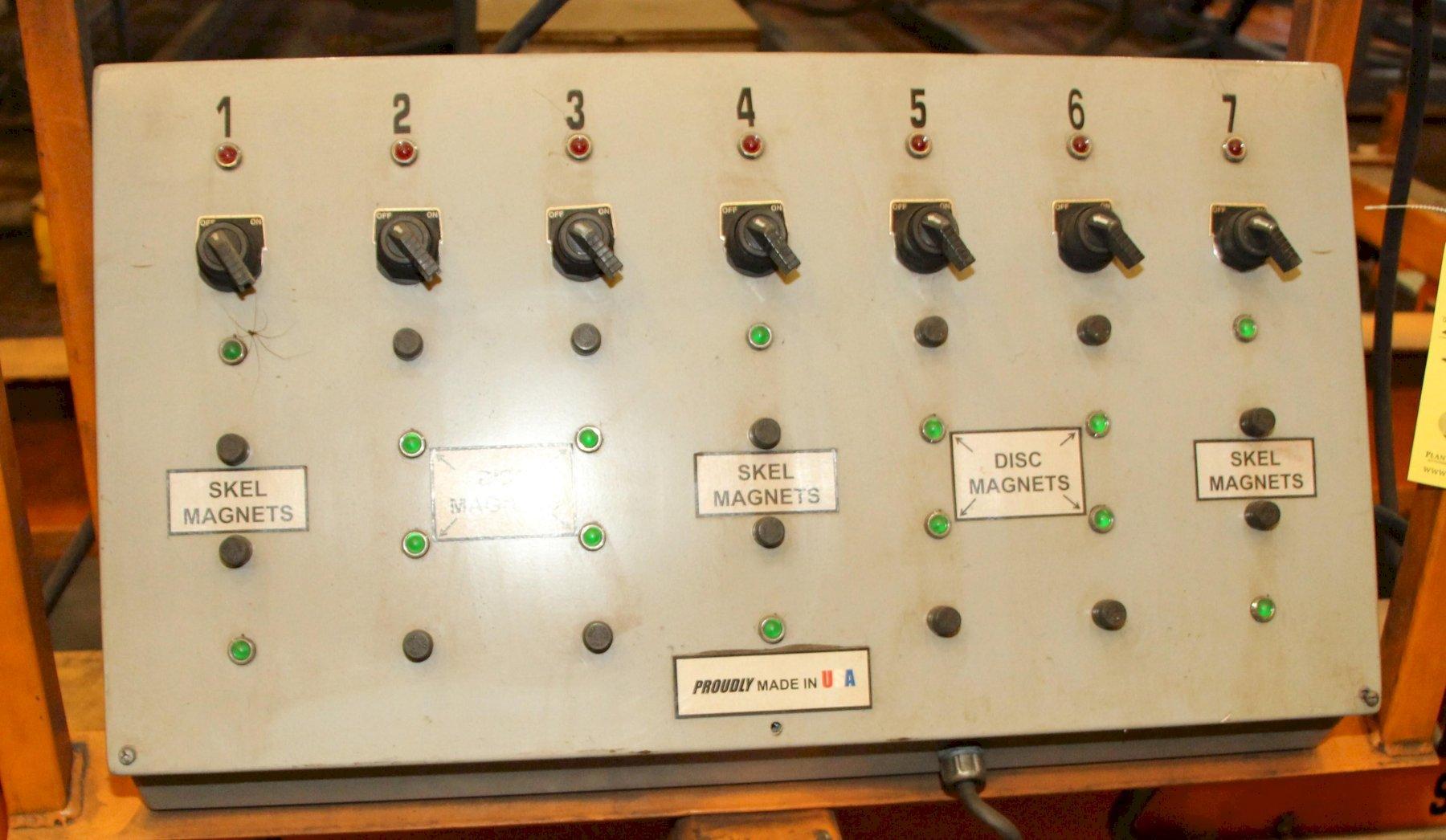 28,000 LBS PERMADOR MODEL TP-2000 PLATE LIFTING MAGNET SYSTEM: STOCK #14385