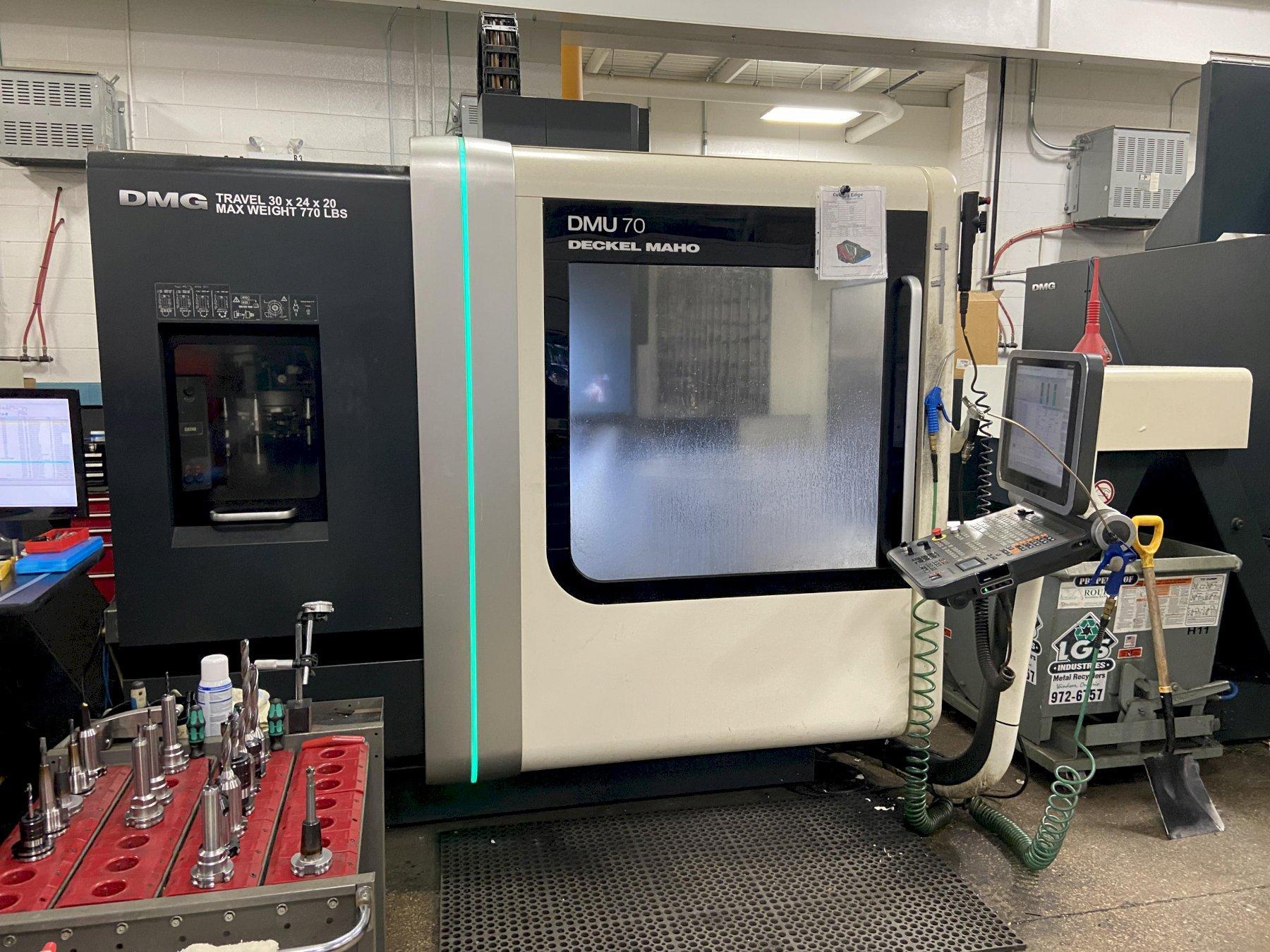 DMG Deckel Maho DMU-70 (5) Axis CNC Vertical Machining Center (2010 ...