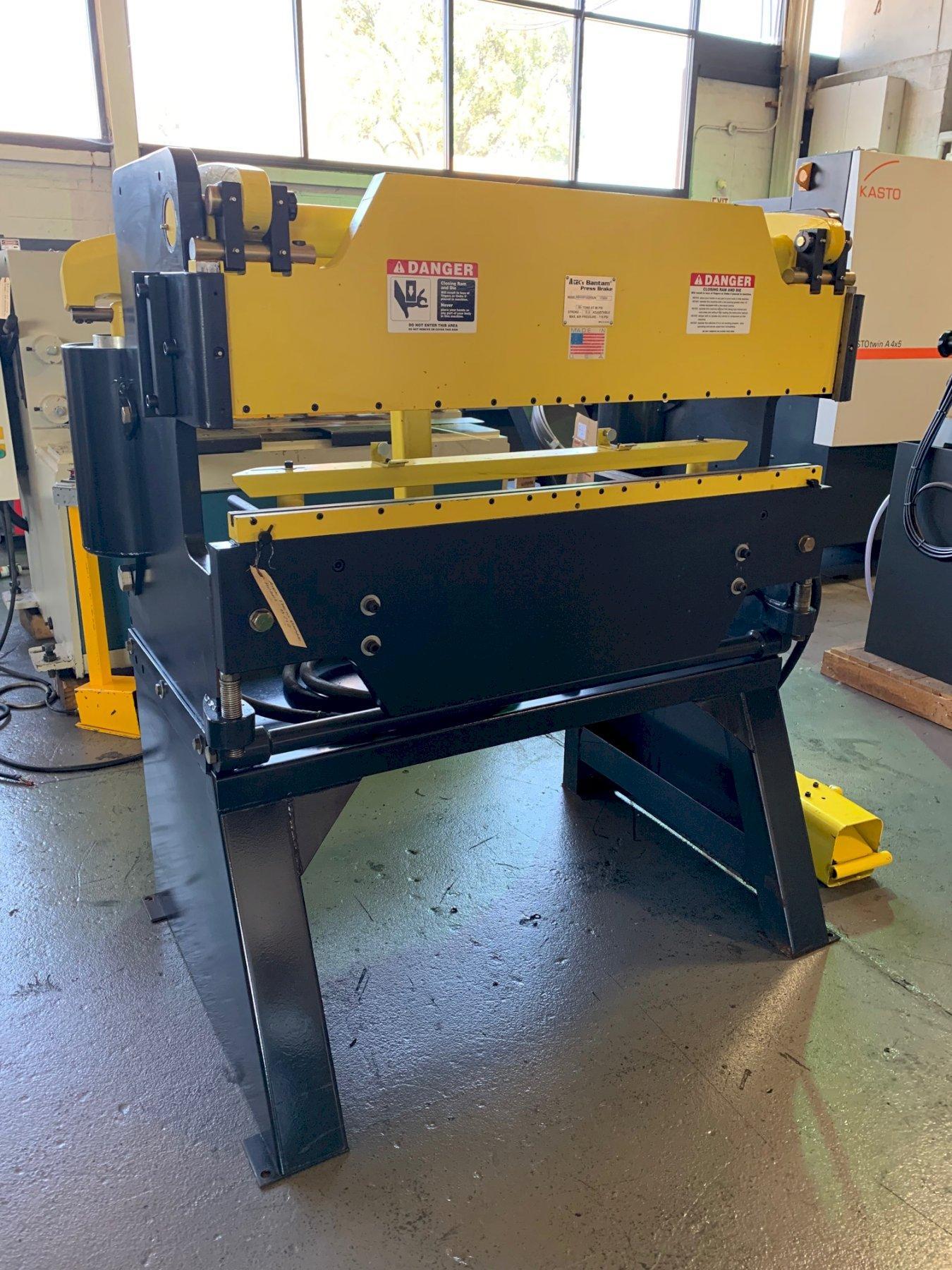 USED ATEK / BANTAM MODEL 4240 4′ X 24 TON PNEUMATIC PRESS BRAKE, STK ...