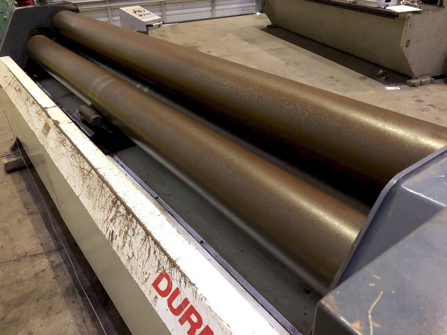 10′ X 1/4″ DURMA MODEL #MRB-S-3006 HYDRAULIC PLATE BENDING ROLL, NEW ...