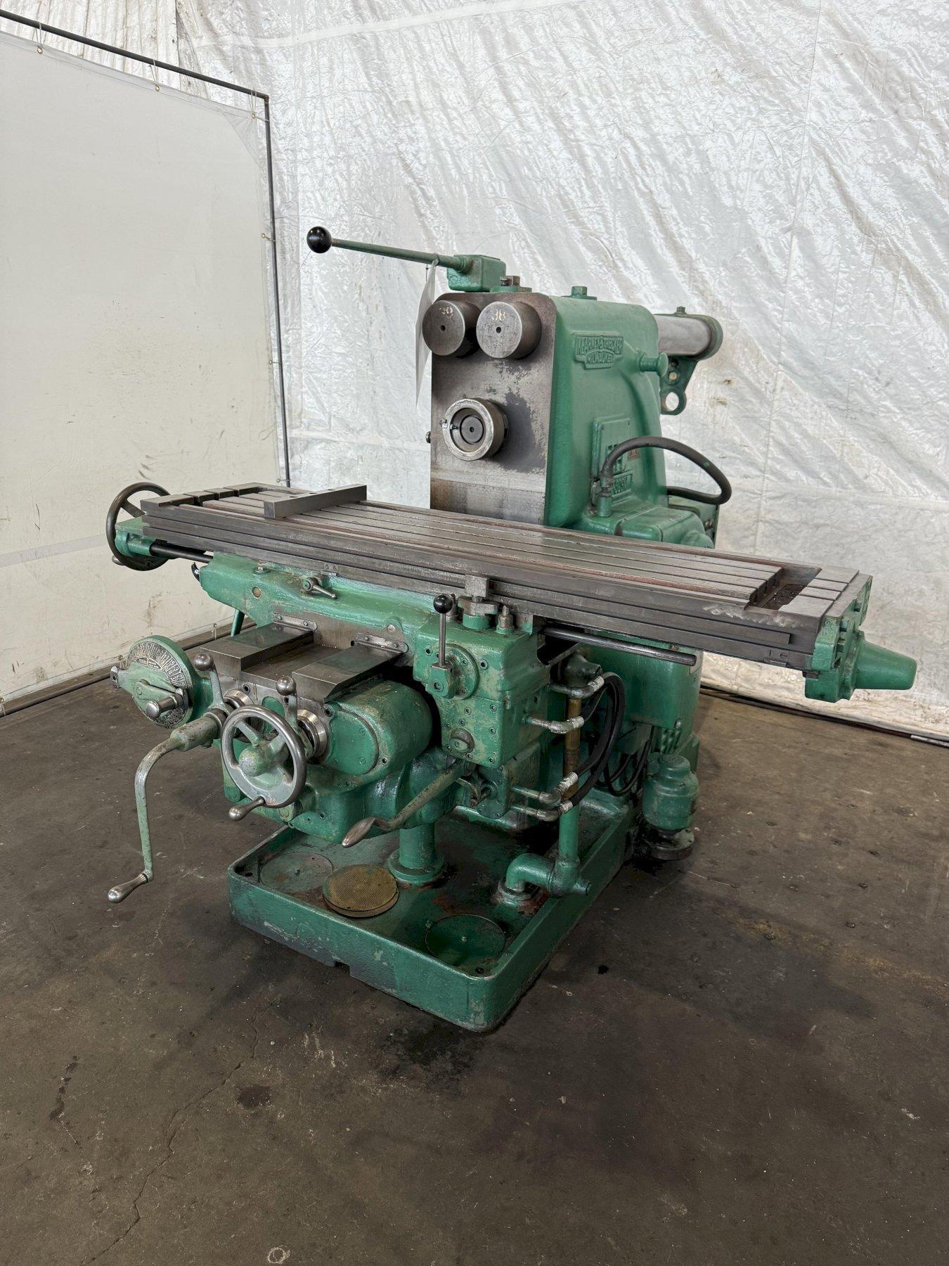 KEARNEY & TRECKER MILWAUKEE 30HP-3CSM HORIZONTAL MILLING MACHINE. STOCK ...