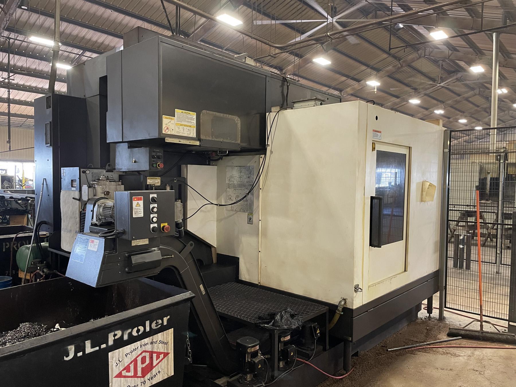 OKUMA MILLAC 761V II, X-60″, Y-30″, Z-25″, 70″ X 28″ TABLE, 4TH AXIS ...