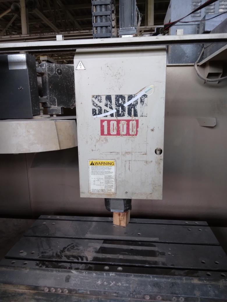 CINCINNATI SABRE 1000 CNC VERTICAL MACHINING CENTER . STOCK #1054222 ...