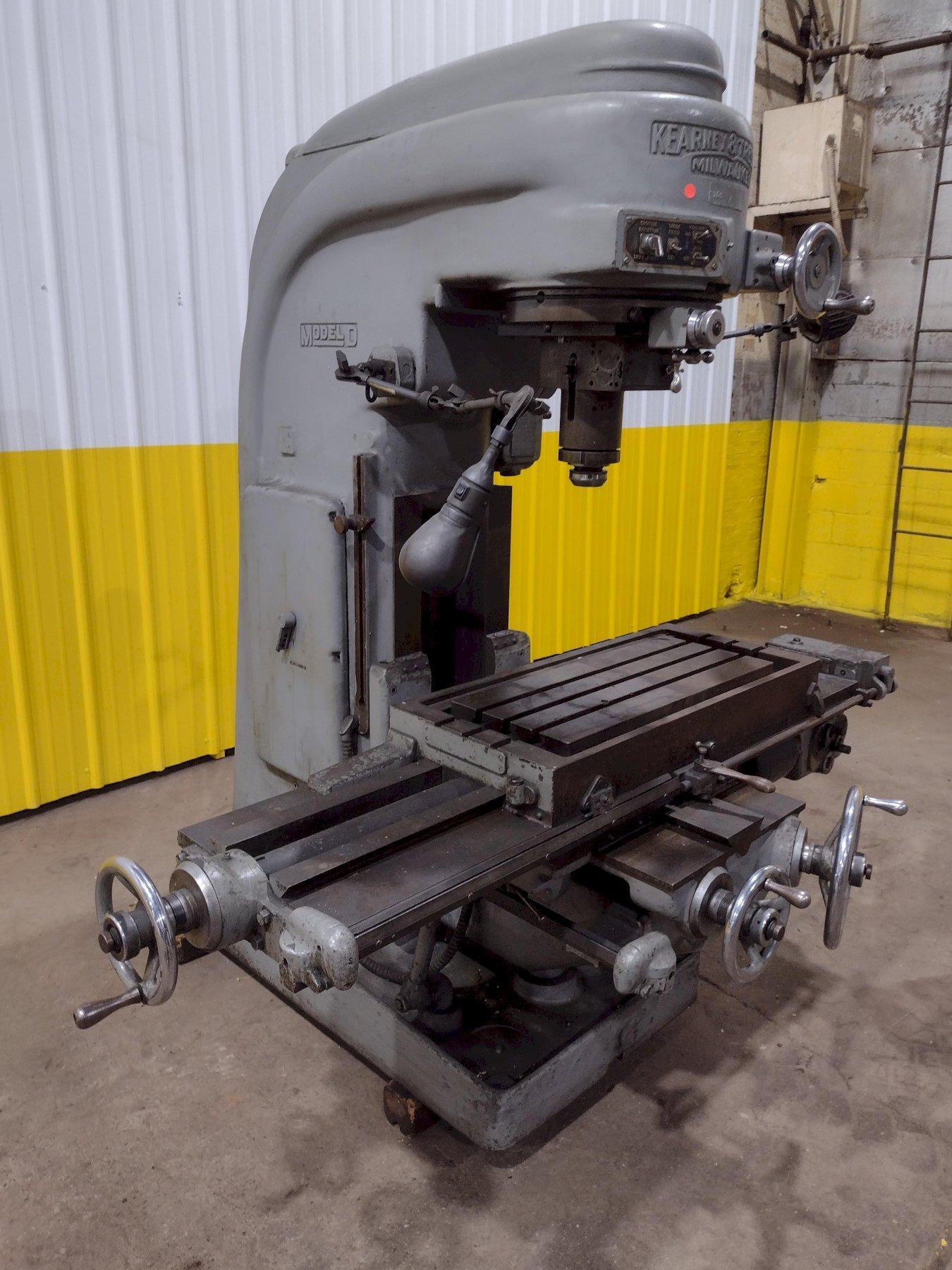 KEARNEY & TRECKER NO.2 ROTARY HEAR VERTICAL MILLING MACHINE: STOCK #19047