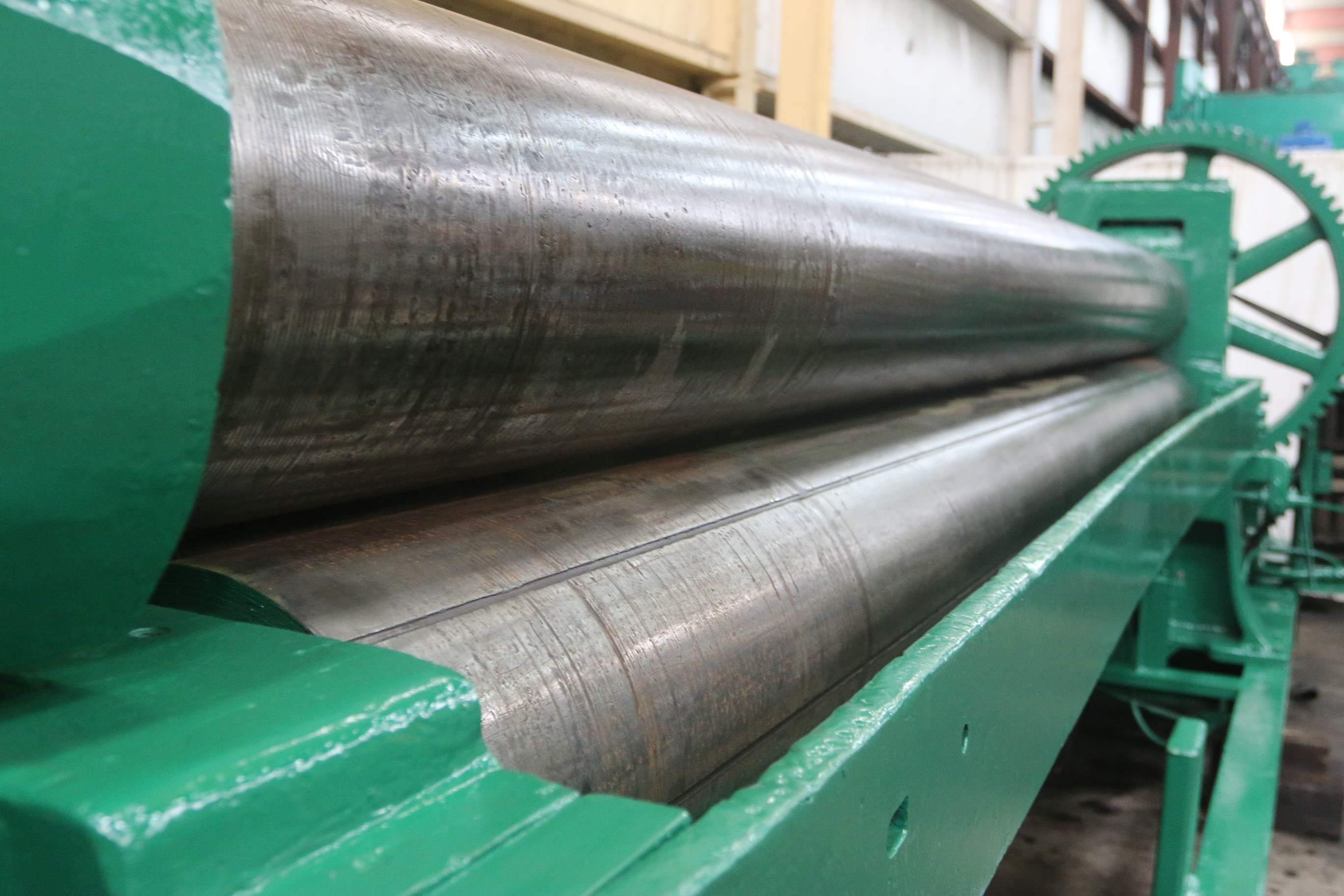 12′ X 1/2″ BERTSCH MODEL #11 INITIAL PINCH PLATE ROLLS: STOCK #10253