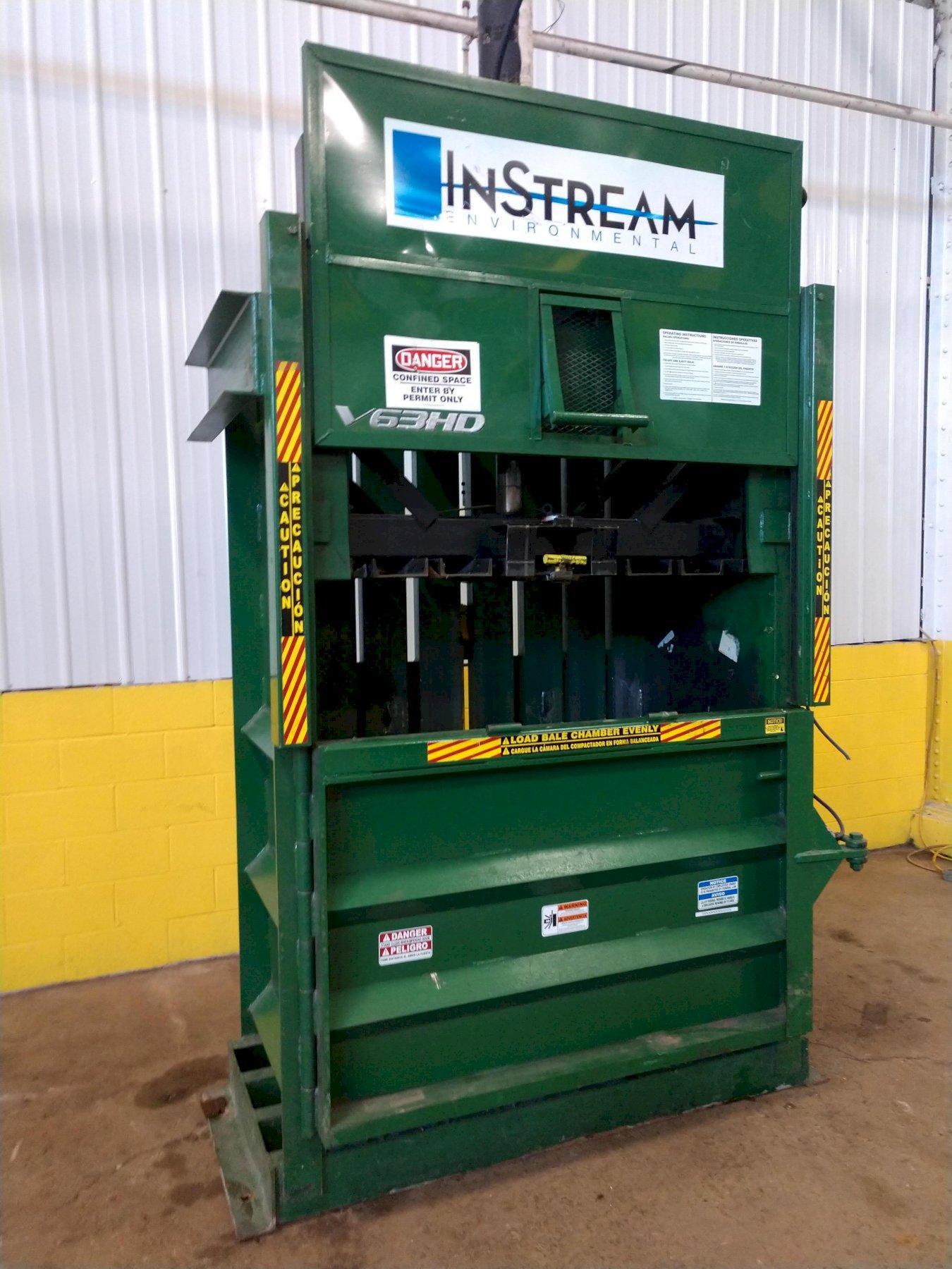 15 HP INSTREAM ENVIRONMENTAL MODEL V63HD VERTICAL HYDRAULIC CARDBOARD ...