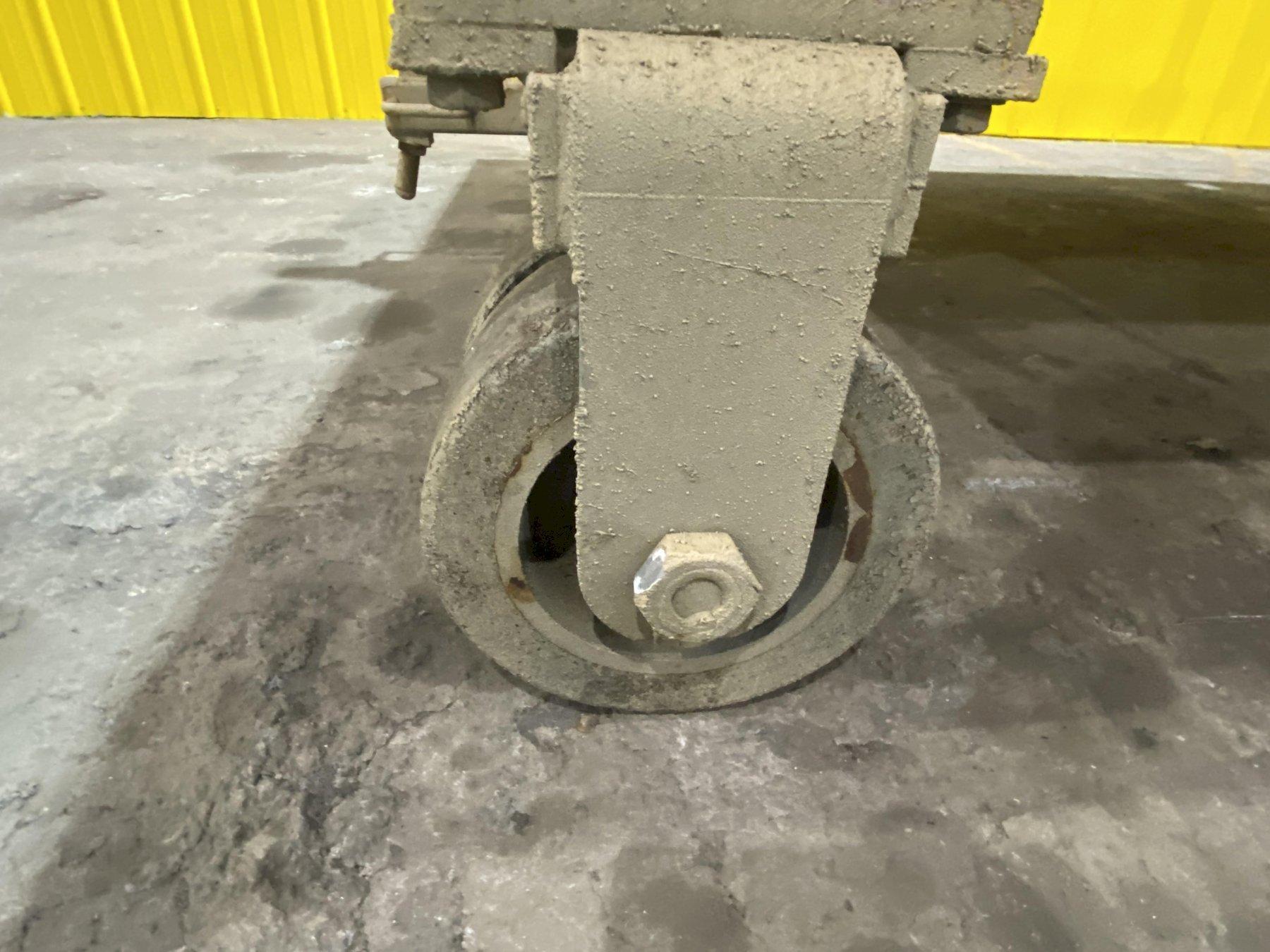 10,000 LBS X 120” X 78” HEAVY DUTY ROLLING TRANSFER CARTS: STOCK #19975