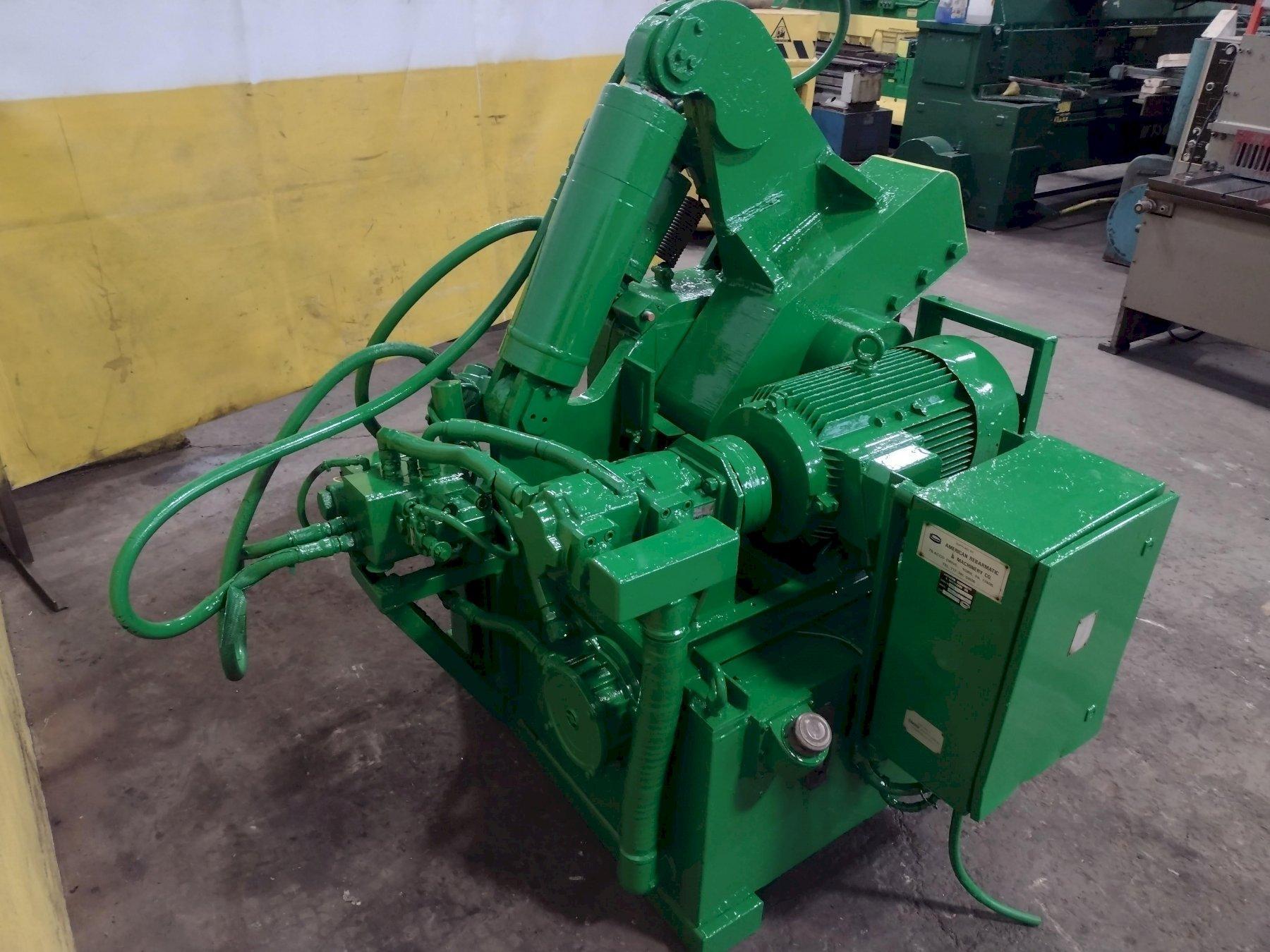 KRB AMERICAN REBARMATIC MODEL 50/300 HYDRAULIC ALLIGATOR SHEAR: STOCK 17504