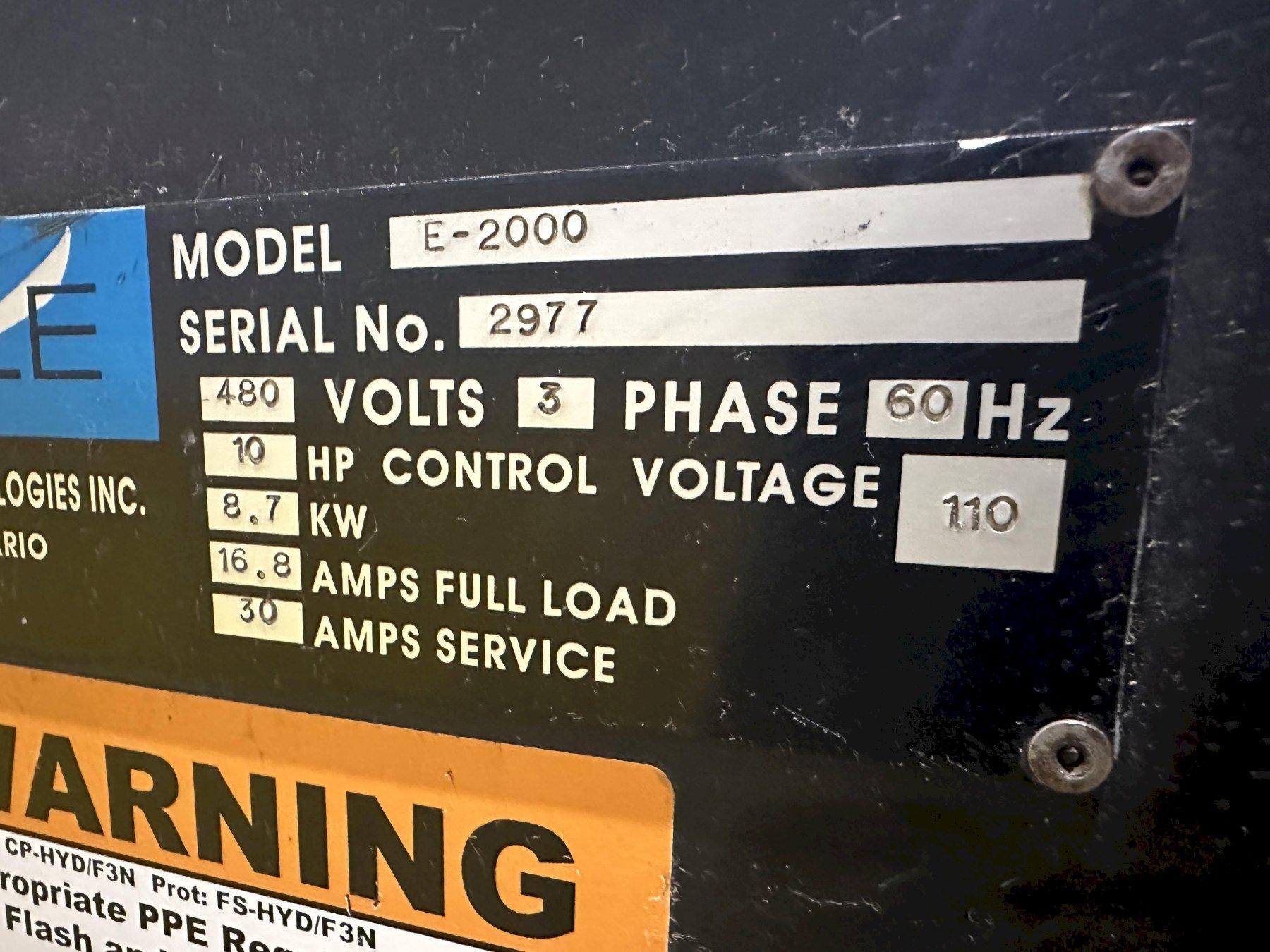 3″ EAGLE MODEL #E-2000 HYDRAULIC TUBE END FORMER REDUCER EXPANDER ...