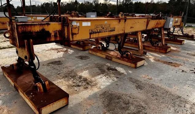 107,500 LBS (53 TON) BUSHMAN MODEL #MT420 MAGNETIC SHEET LIFTING BEAM ...