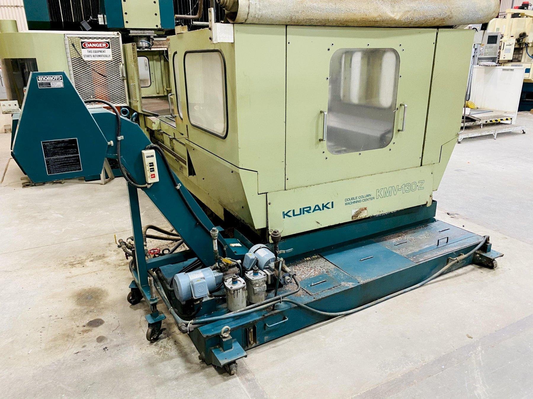 KURAKI MODEL KMV-130-Z 3-AXIS DOUBLE COLUMN MACHINING CENTER. STOCK ...