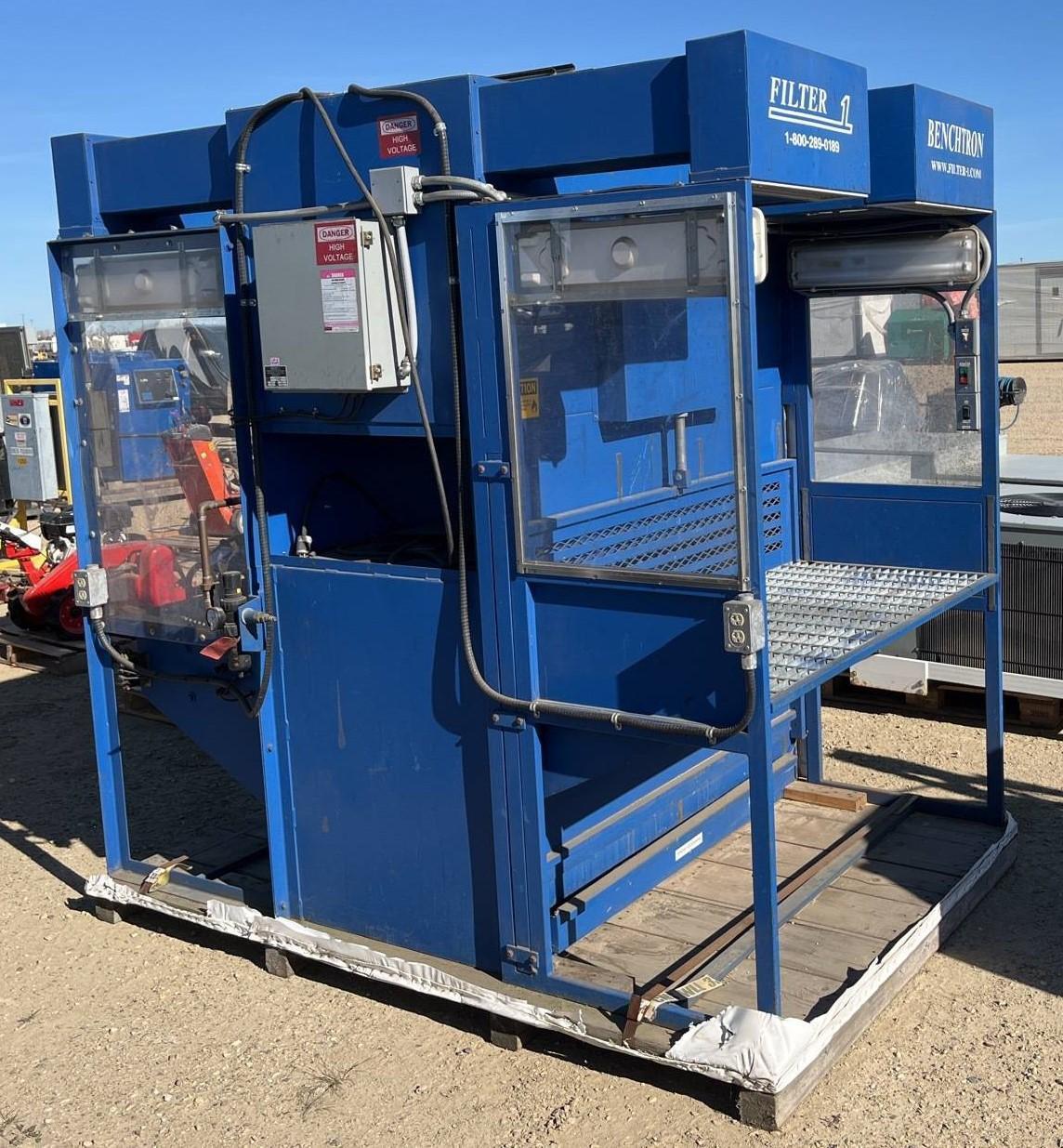 (2) STATION FILTER-1 “BENCHTRON” DOWN DRAFT DUST COLLECTOR / WORK ...